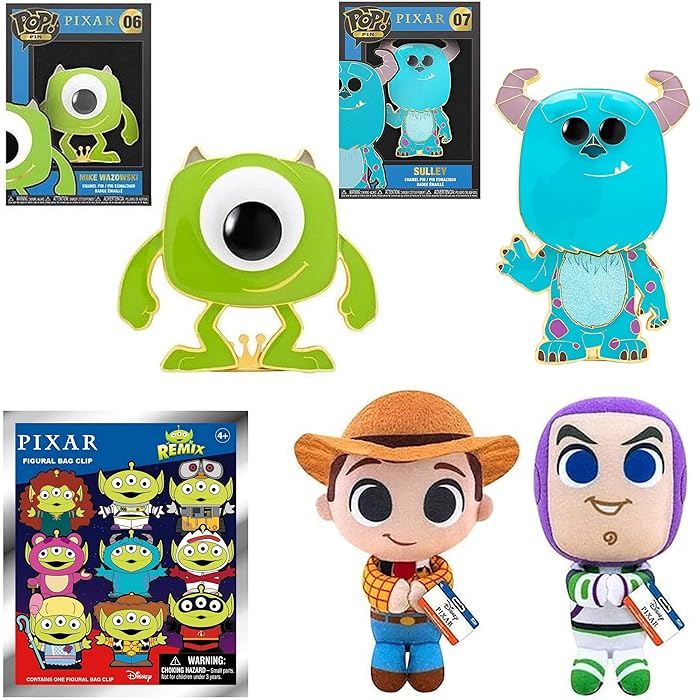 Buy Inc. Story Monsters Toy Figure Pop! Display Character Disney pin ...