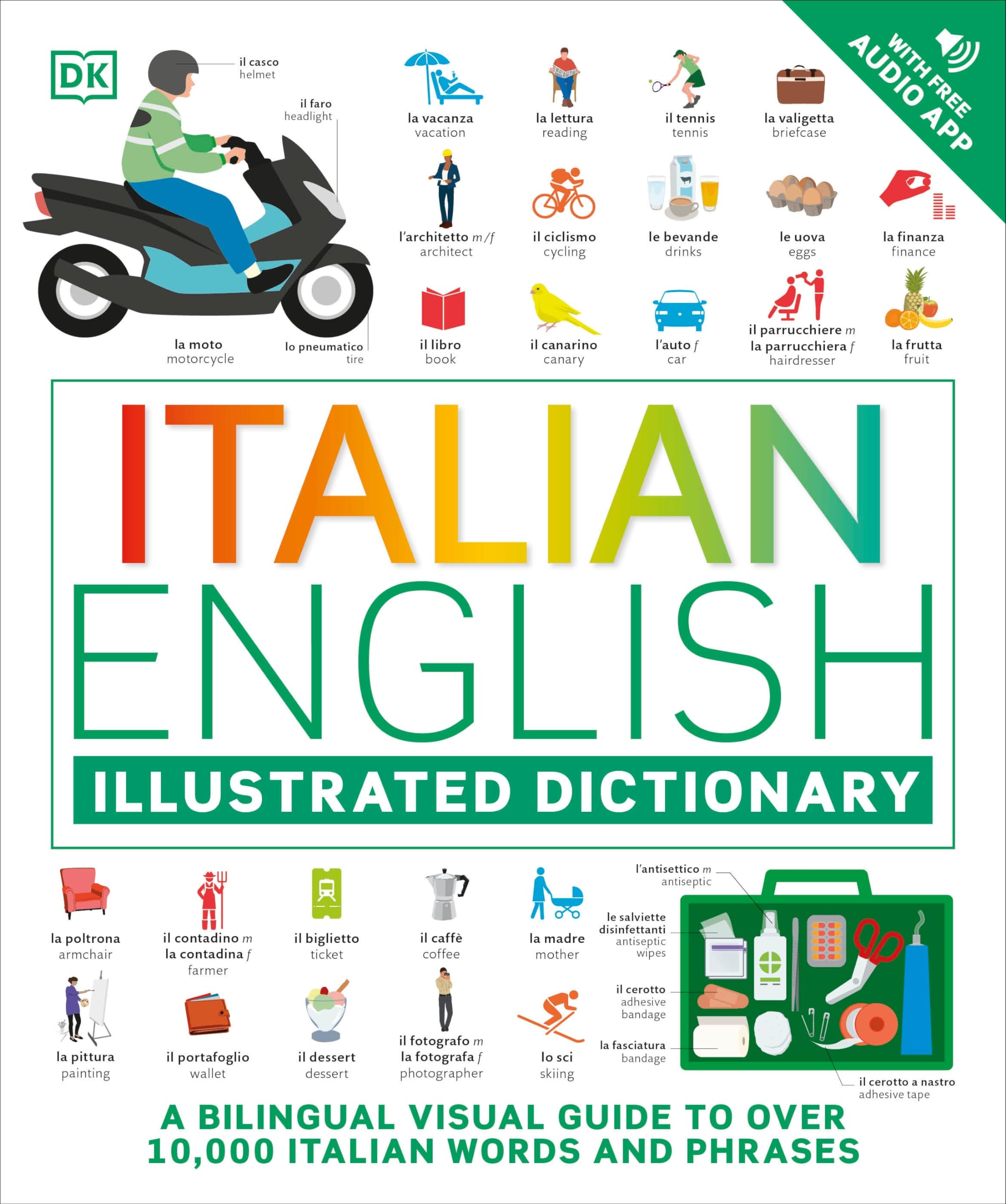 Italian - English Illustrated Dictionary: A Bilingual Visual Guide to ...