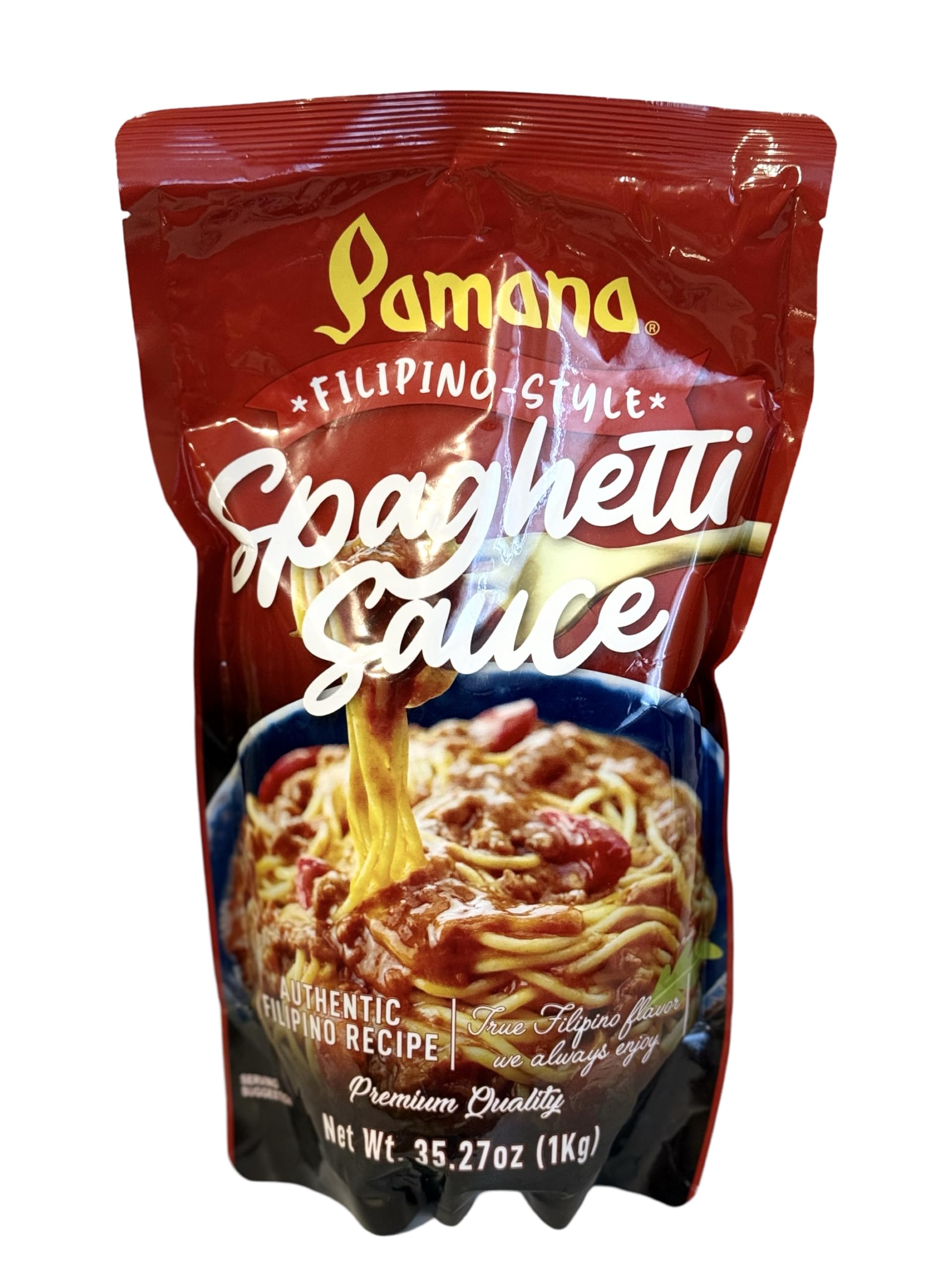Amazon.com : Pamana Filipino Style Spaghetti Sauce, 35.27 oz (1 kg ...