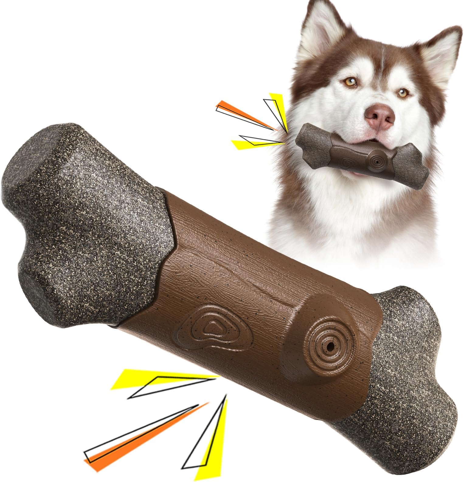 SUOXU Dog Chew Toy,Dog Toy for Aggressive Chewers Indestructible Dog ...