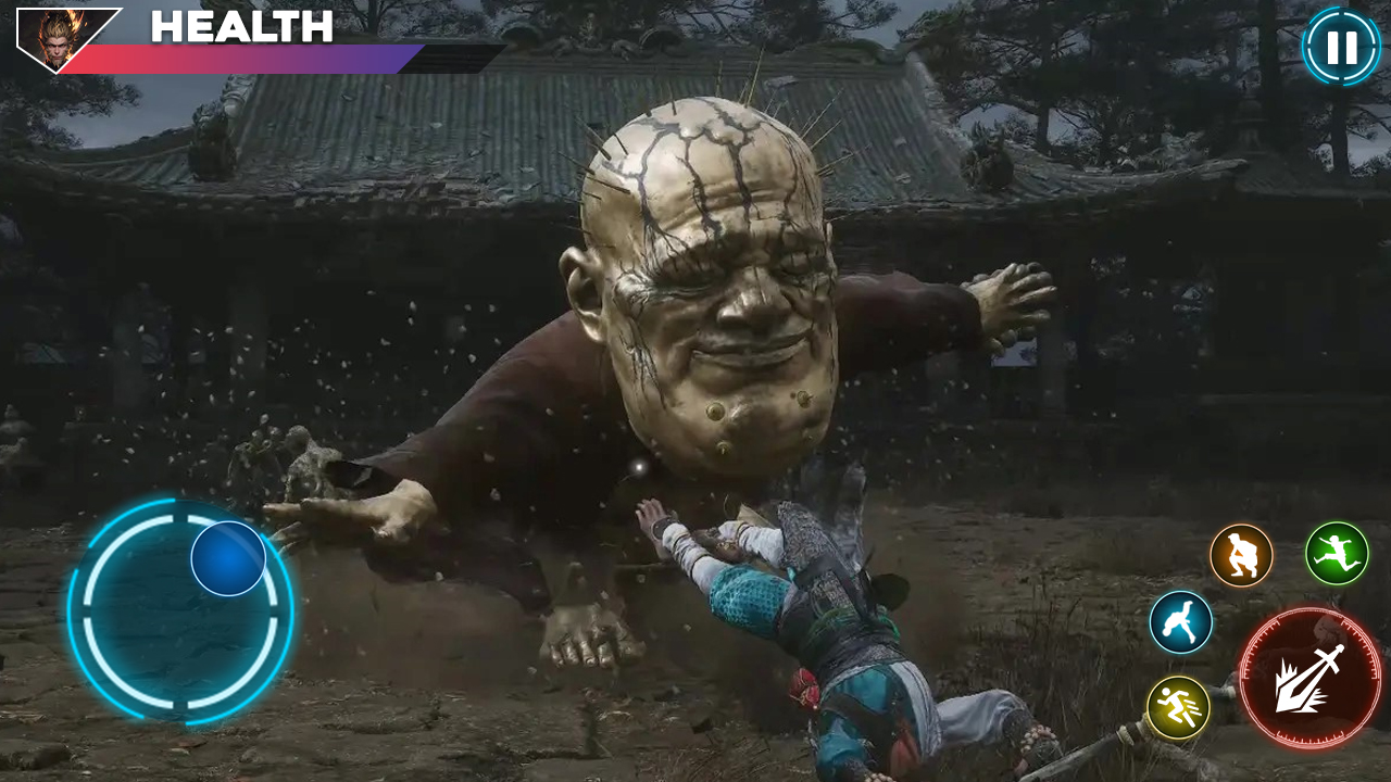 Monster Gorilla Monkey Black Ninja Myth Warrior Hero Fighting Battle ...