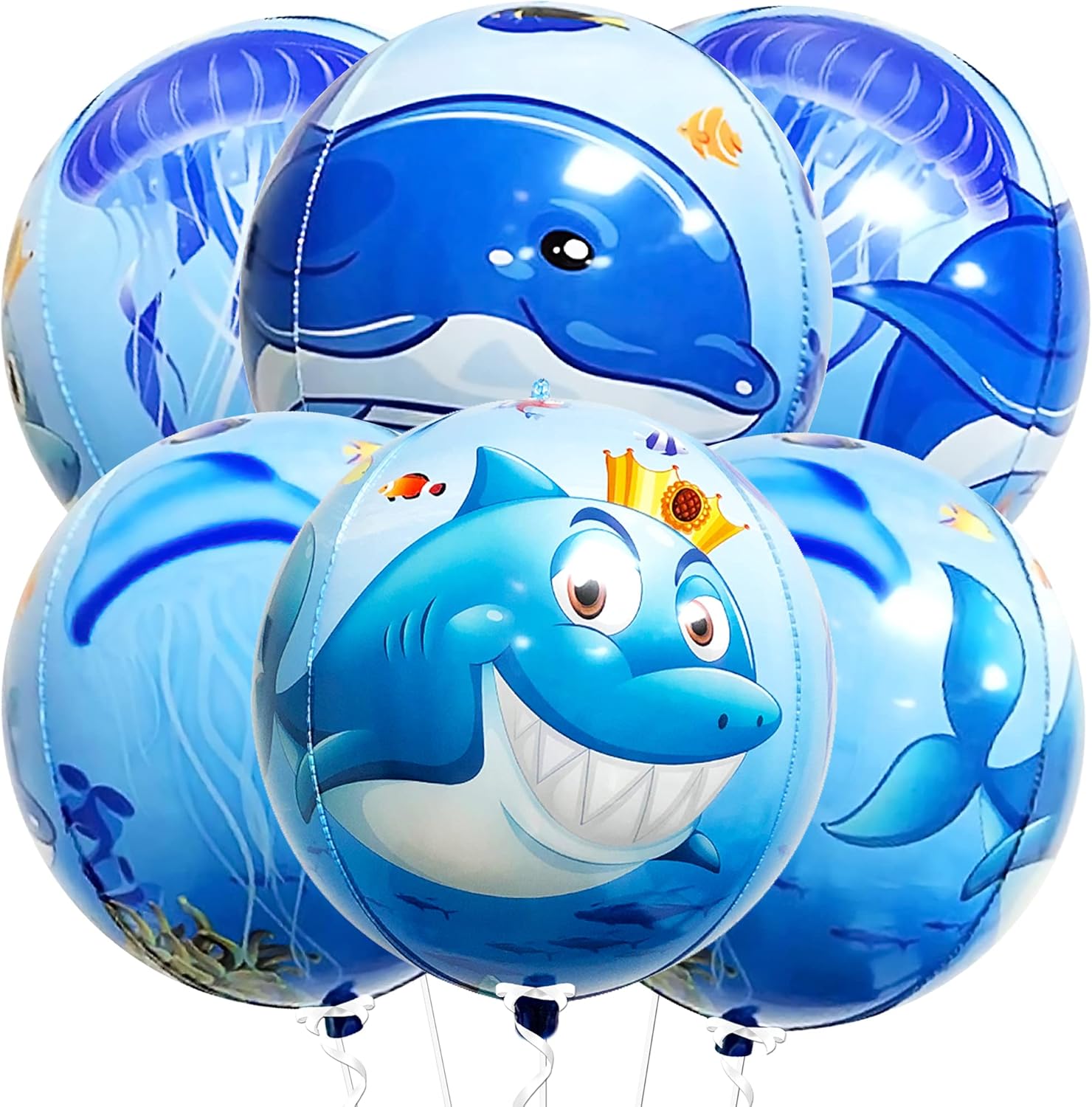 Amazon.com: Baby Shark Balloons for Shark Birthday Party - Large 22 ...