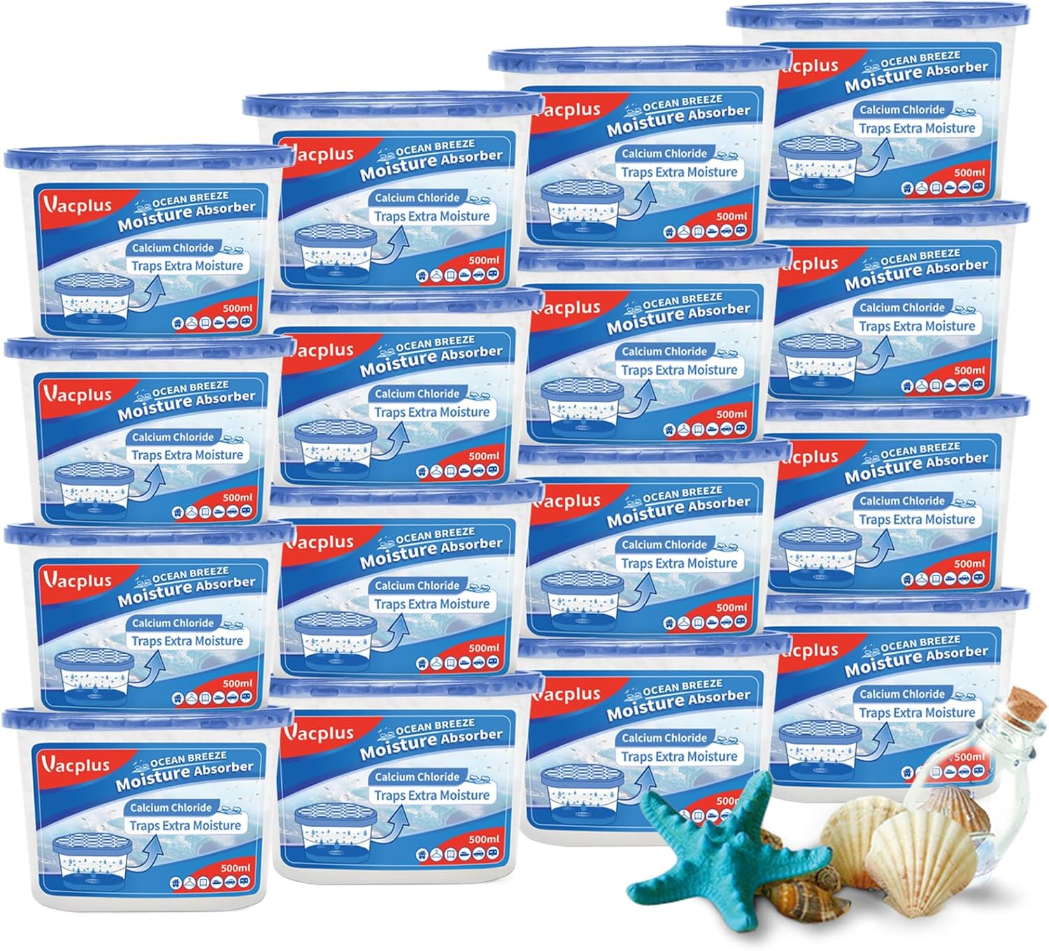 Amazon.com: Vacplus Moisture Absorbers 16 Pack, 10.5 Oz, Humidity ...