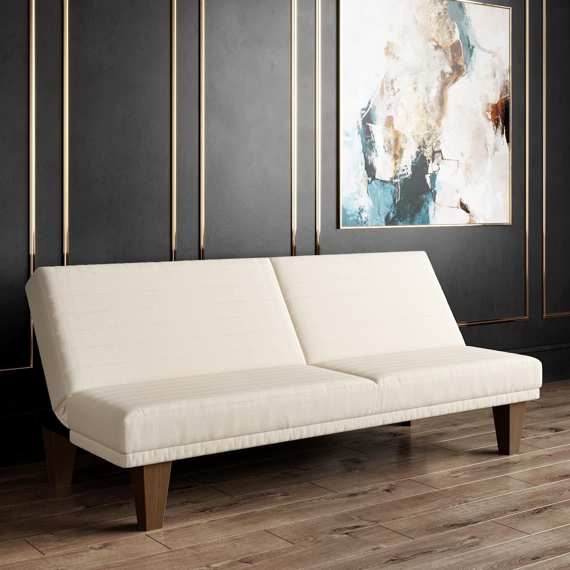 Amazon.com: DHP Dillan 69 Inch Futon Sofa Bed, Modern Armless ...