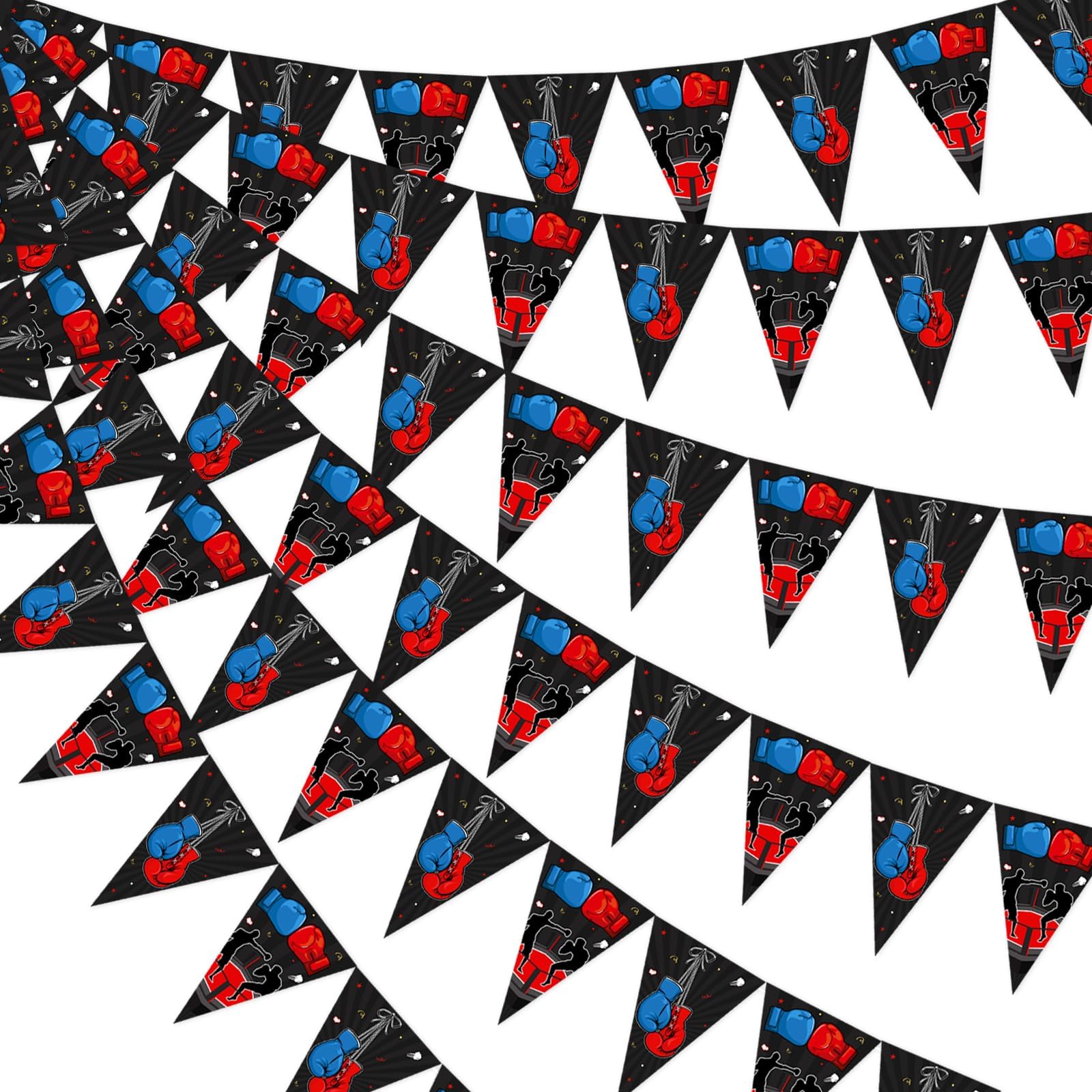 Amazon.com: Boxing Party Decorations for Boys - 3PCS Boxing Triangle ...