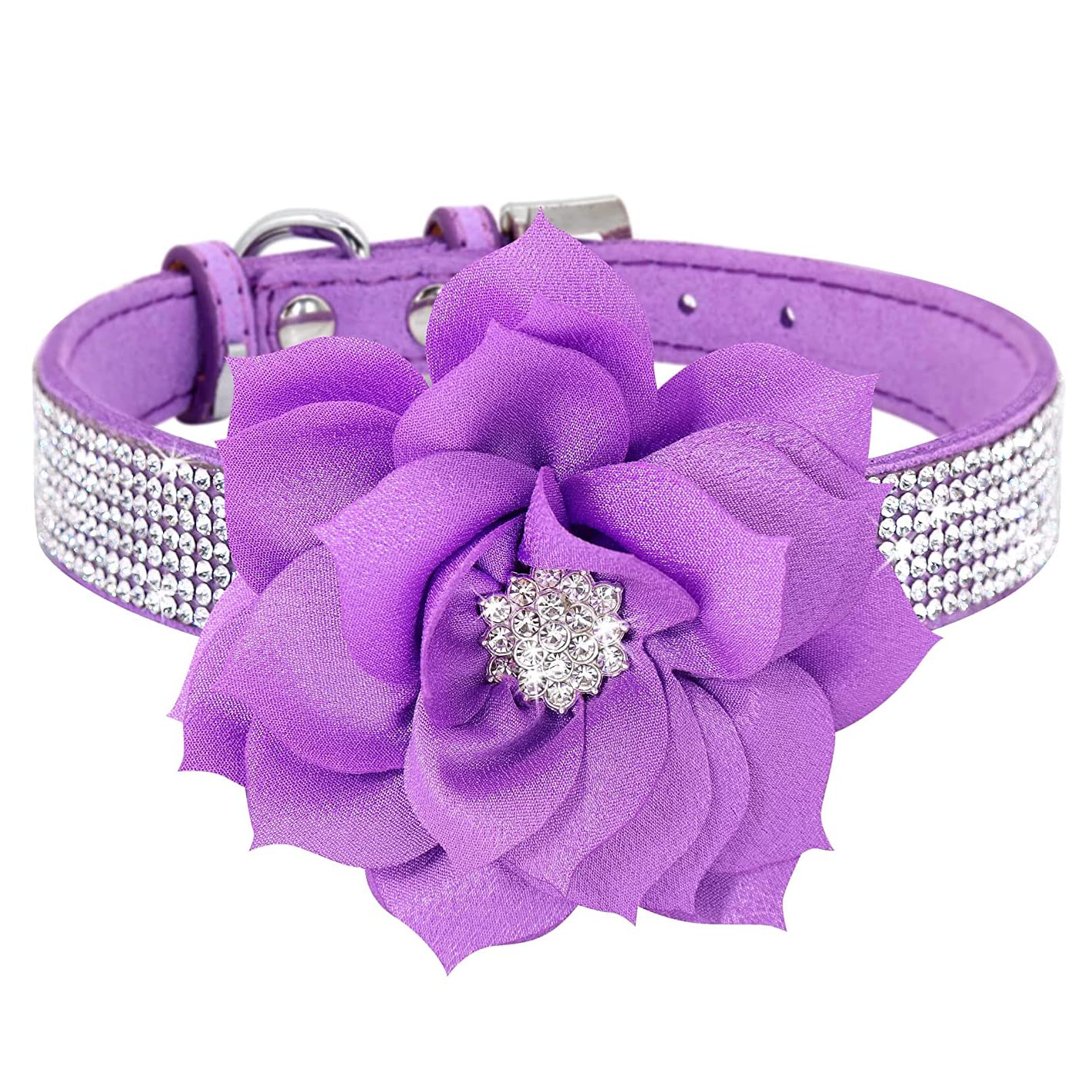 Bbmmayy Cute Dog Collar with Bling Rhinestone, Fancy Crystal Diamond ...