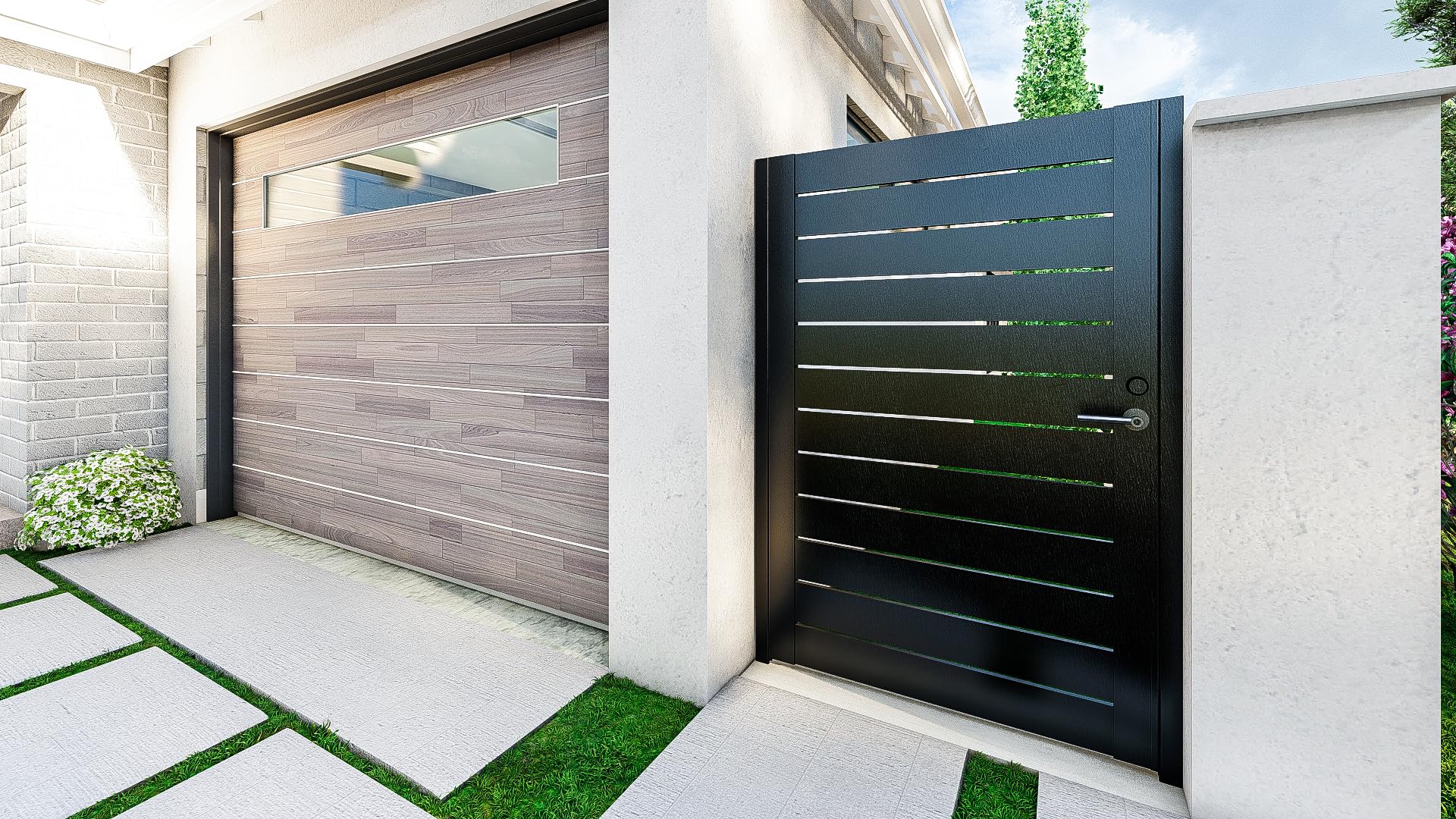 Decorative Aluminum Gates Solid Metal Gates, Design Ideas For Complete