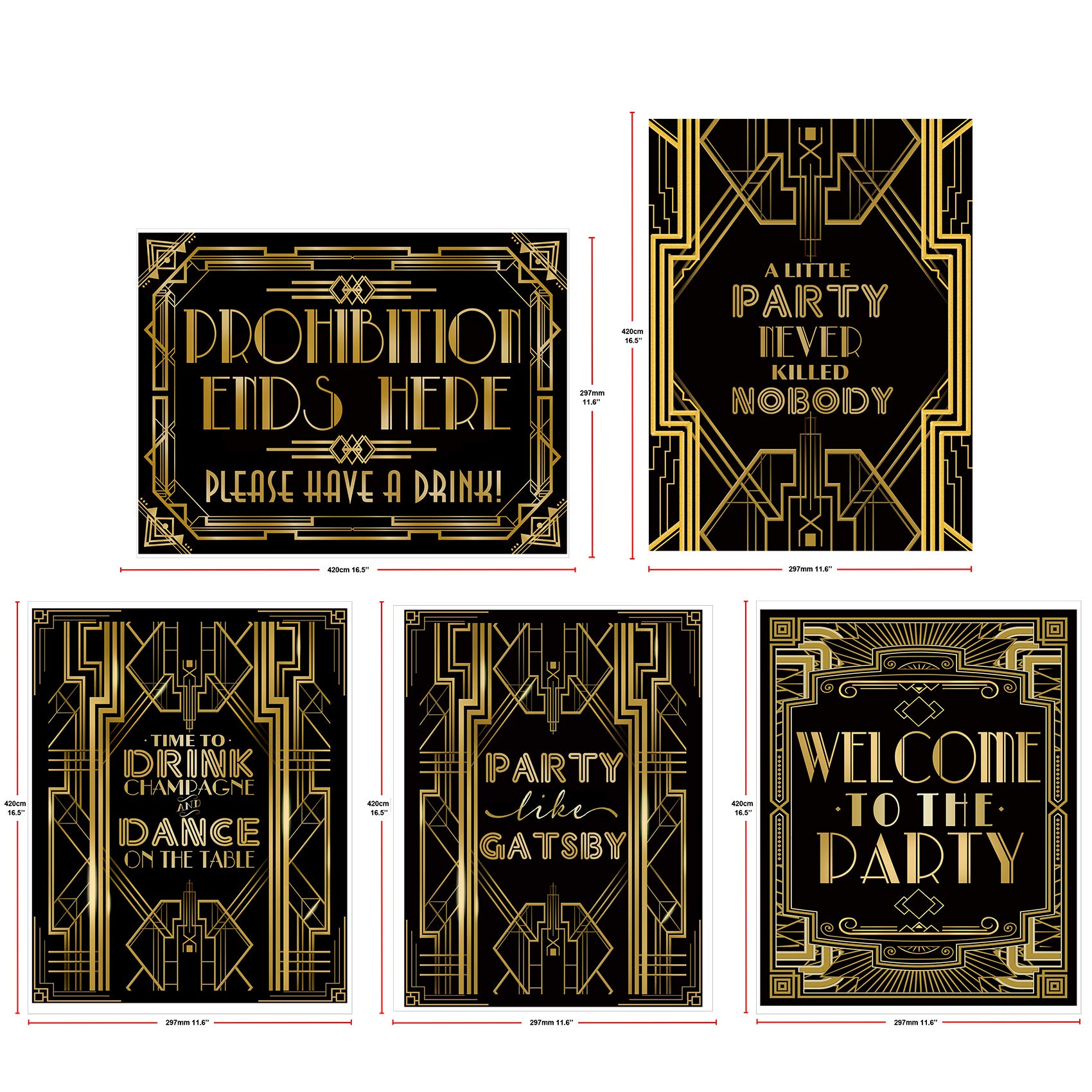 Prohibition Party Invitations