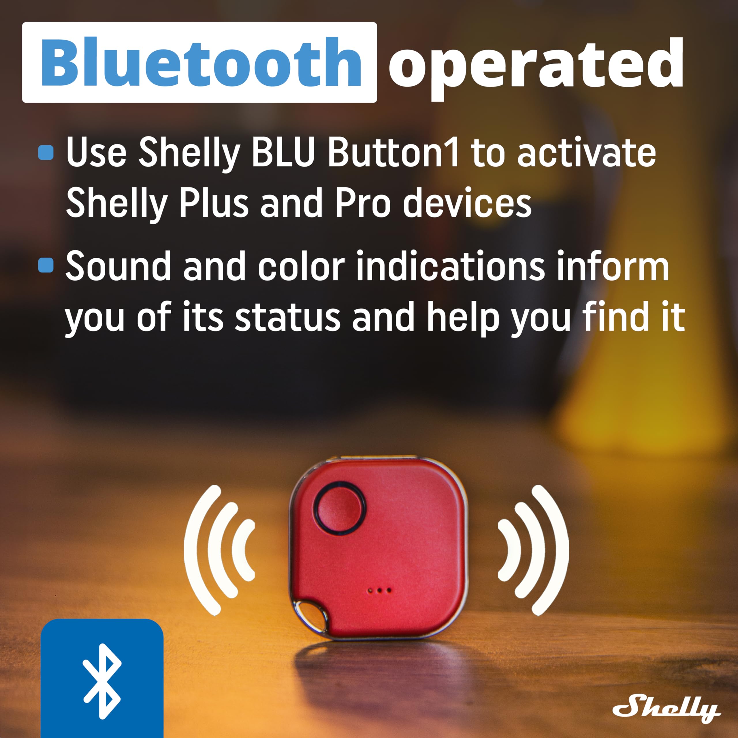 Snapklik.com : BLU Button1 Red Bluetooth-Operated Action And Scenes ...