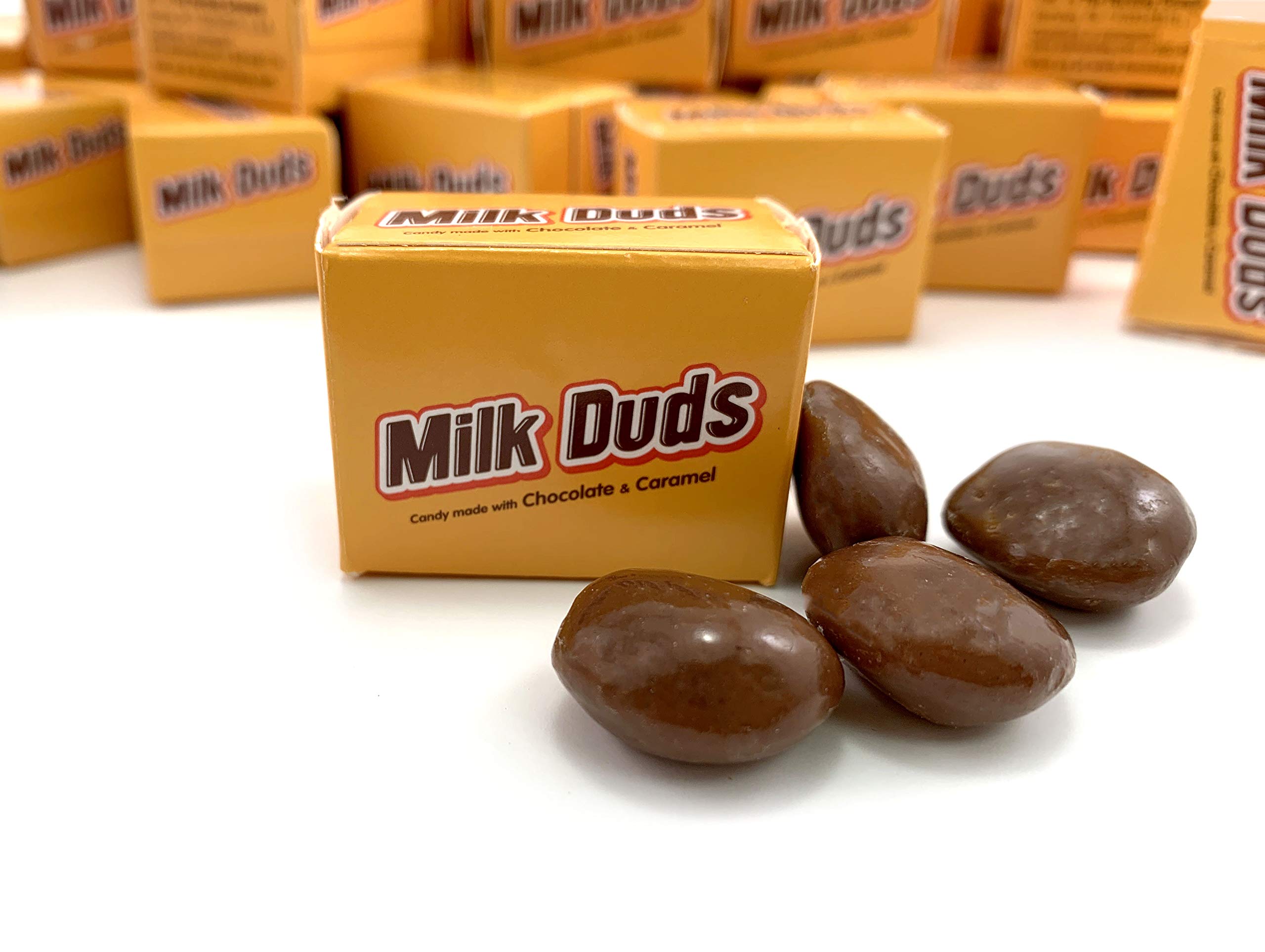 MILK DUDS Caramel Milk Chocolate Candy, Snack Size Boxes, 2 Pound Bag ...