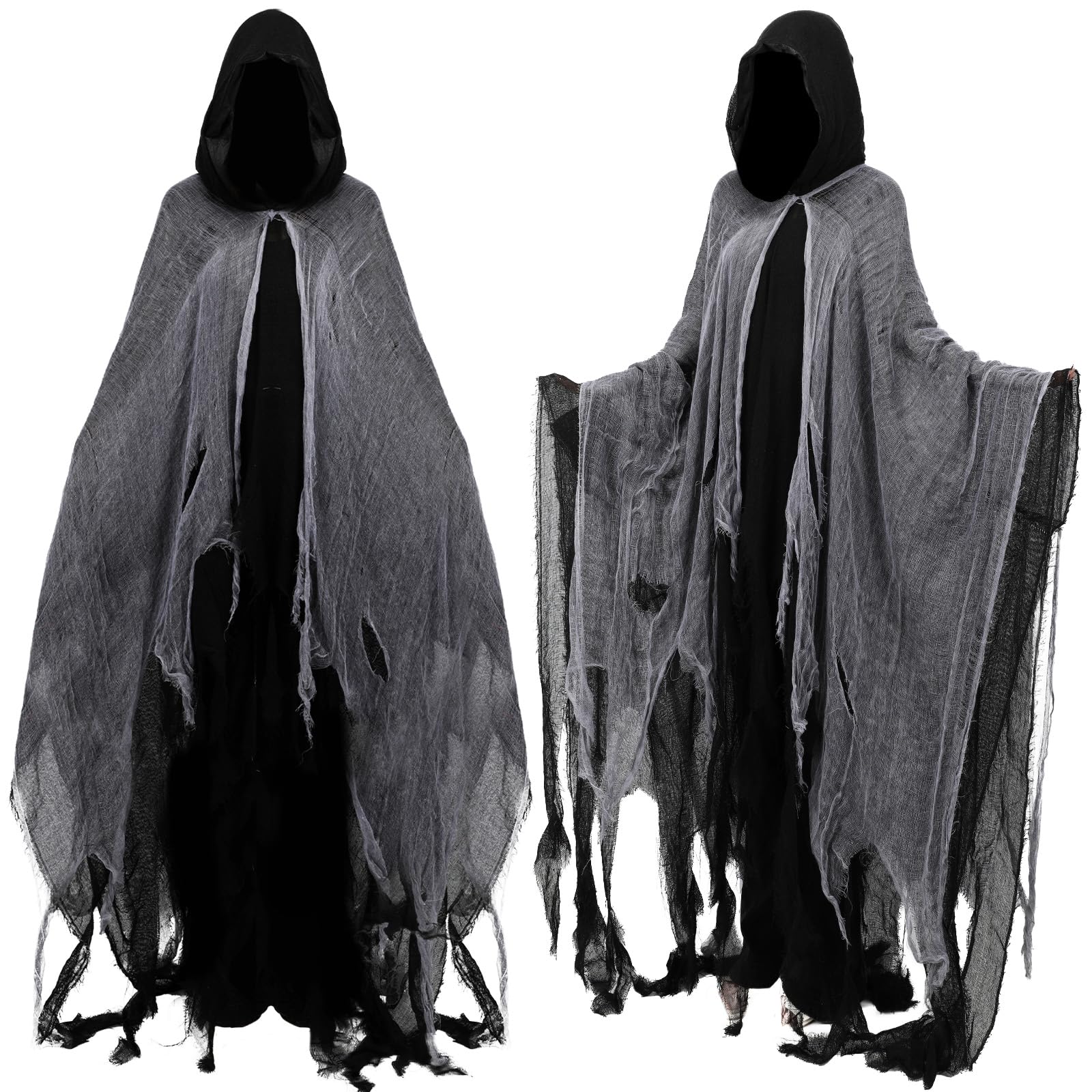 Joyincoser Hooked Cloak Medieval Renaissance Gothic Wizard Cape Death ...