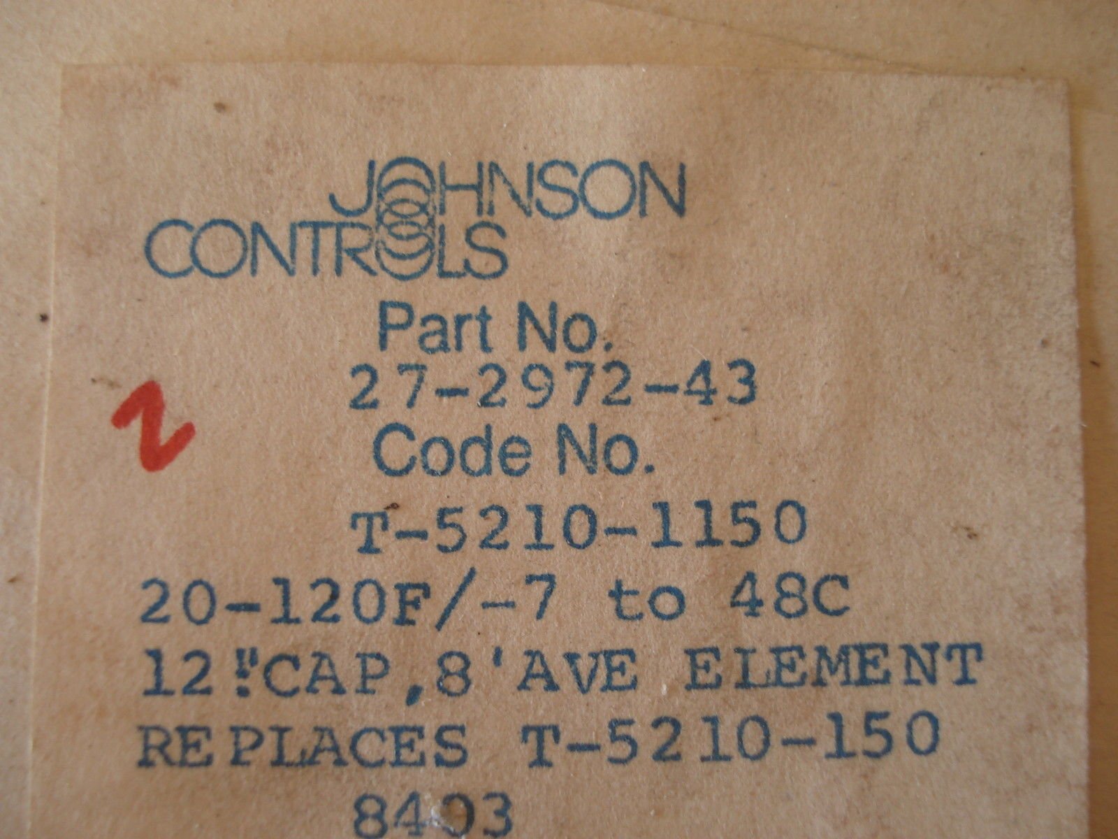 Series T-5210 Pneumatic Temperature Transmitter, Copper Averaging 8 ...