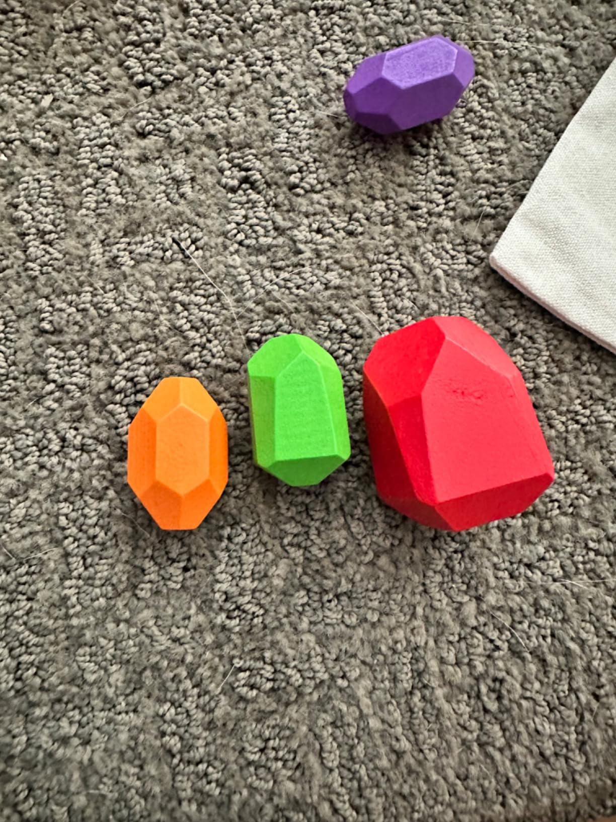 Amazon.com: Xiezyxuan 52 Pcs Wooden Stacking Rocks Stacking Toys for ...