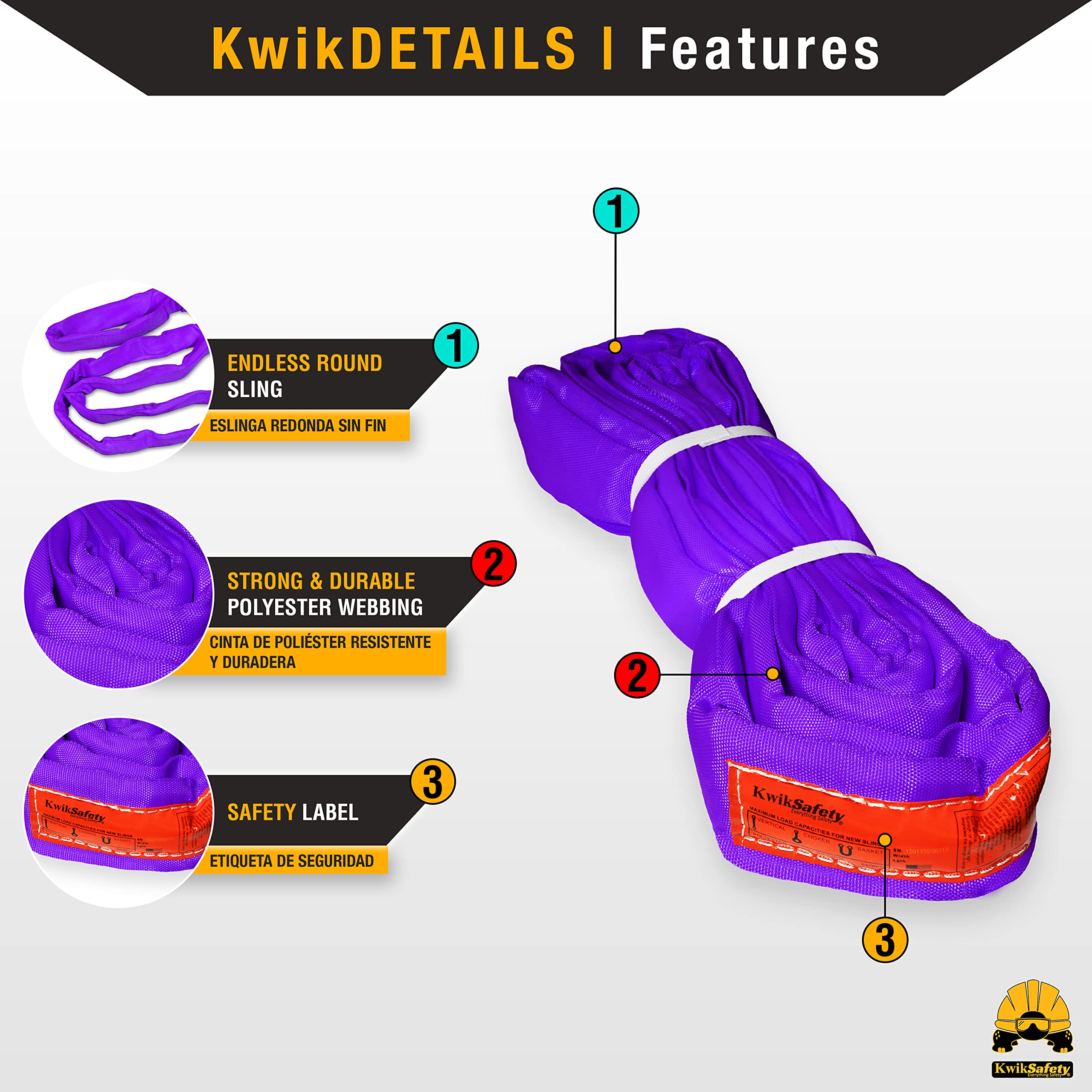 Snapklik.com : Heavy Duty Lifting Strap - Anaconda - Endless Loop Strap For Industrial Lifting ...