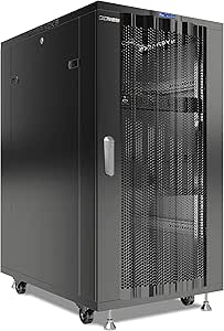 Server Rack 27U Network Rack Server Cabinet on Wheels Locking ...