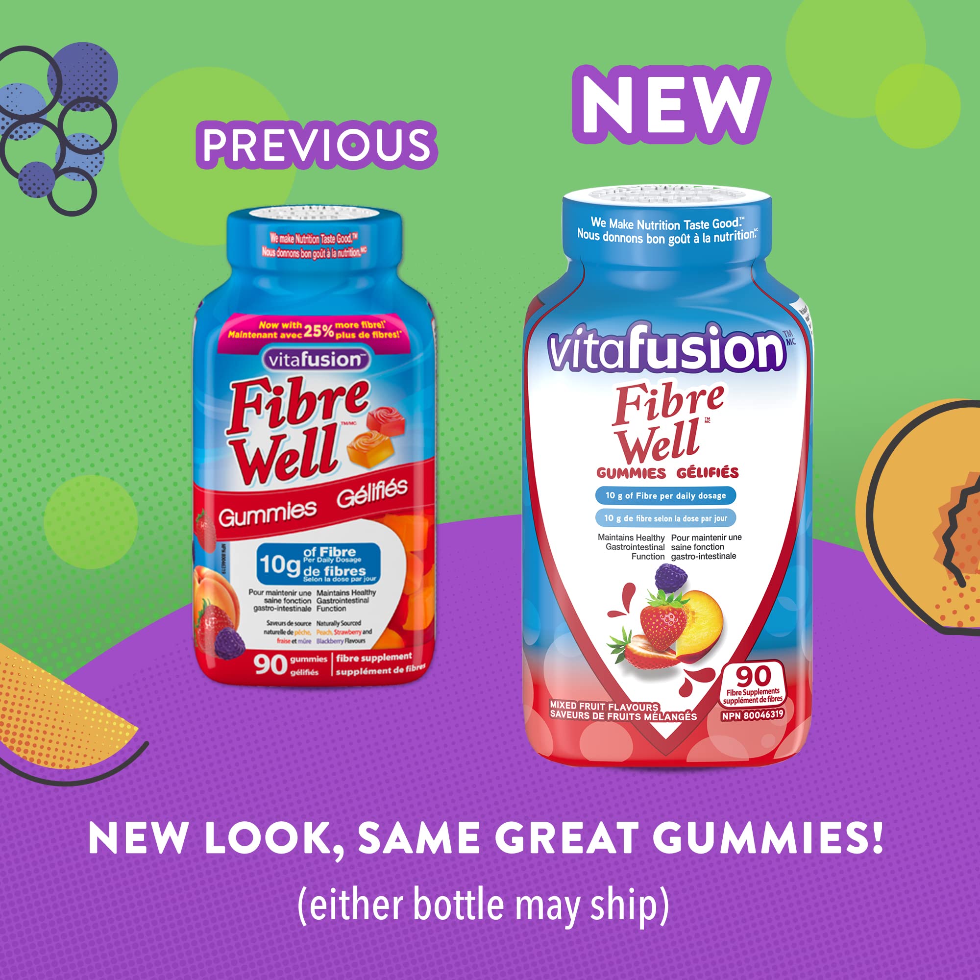Snapklik.com : Vitafusion Fibre Well Fibre Supplement Gummies
