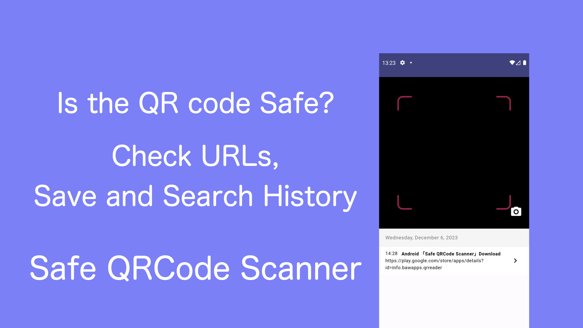Safe QR Scanner &Generator - App on the Amazon Appstore