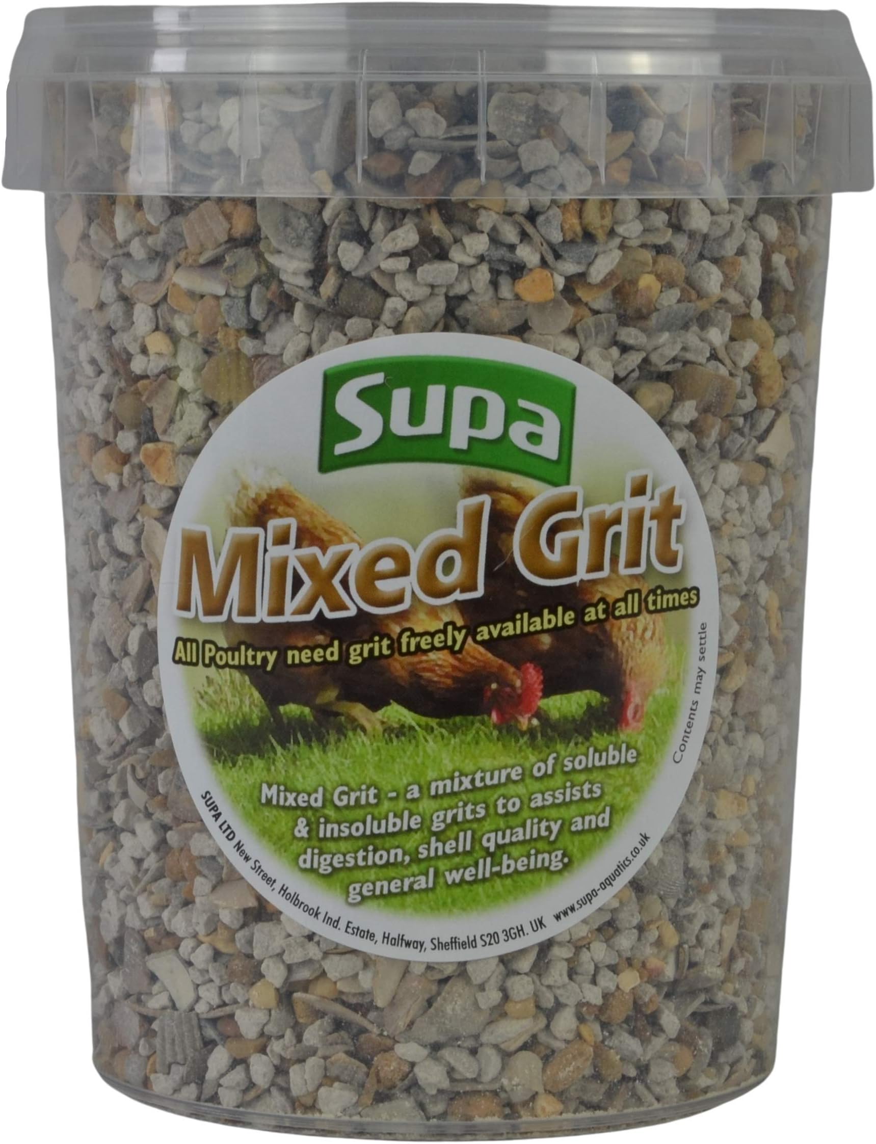 Supa Poultry Oyster Shell Grit Tub, 3 KG, An Excellent Source Of ...