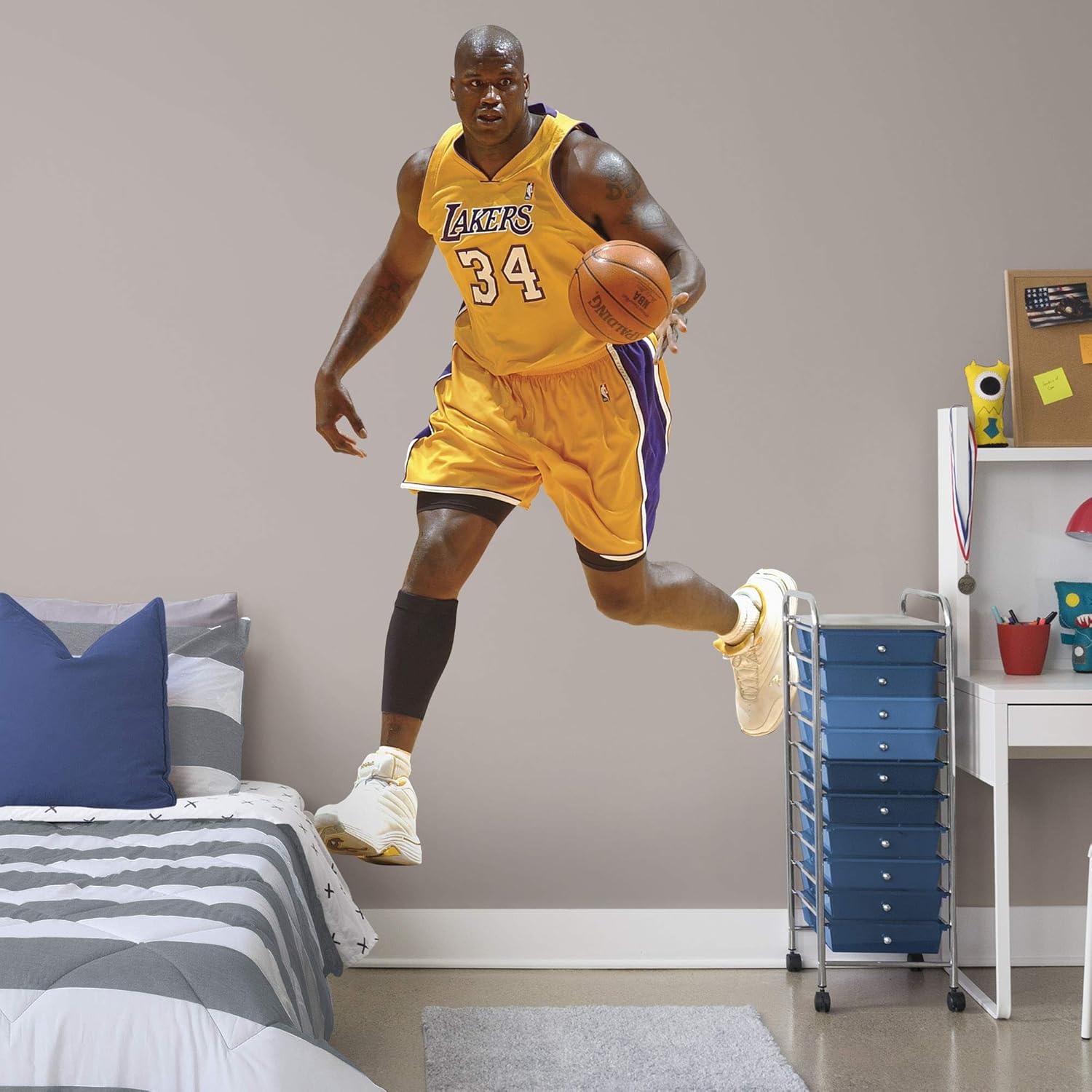 Amazon.com : NBA Los Angeles Lakers Shaquille O'NealOfficially Licensed ...