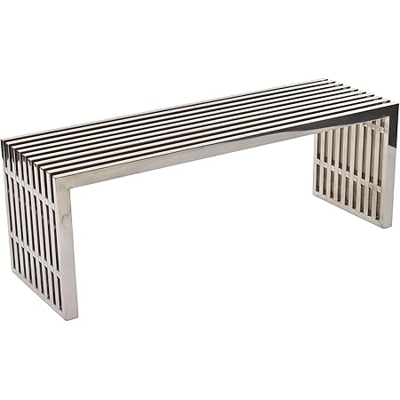 Amazon.com - Modway Pipe Contemporary Modern Stainless Steel Metal ...