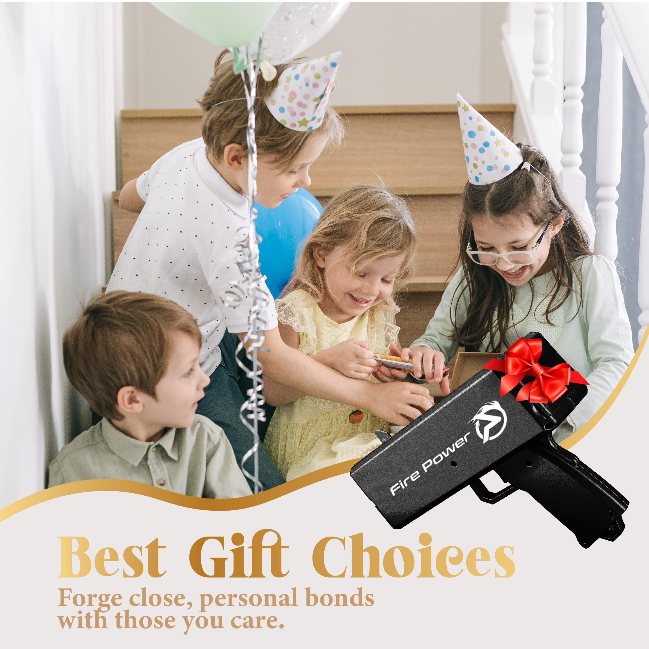 UNKENBO Money Gun Shooter – Prop Guns for Movies That Look Real , with ...