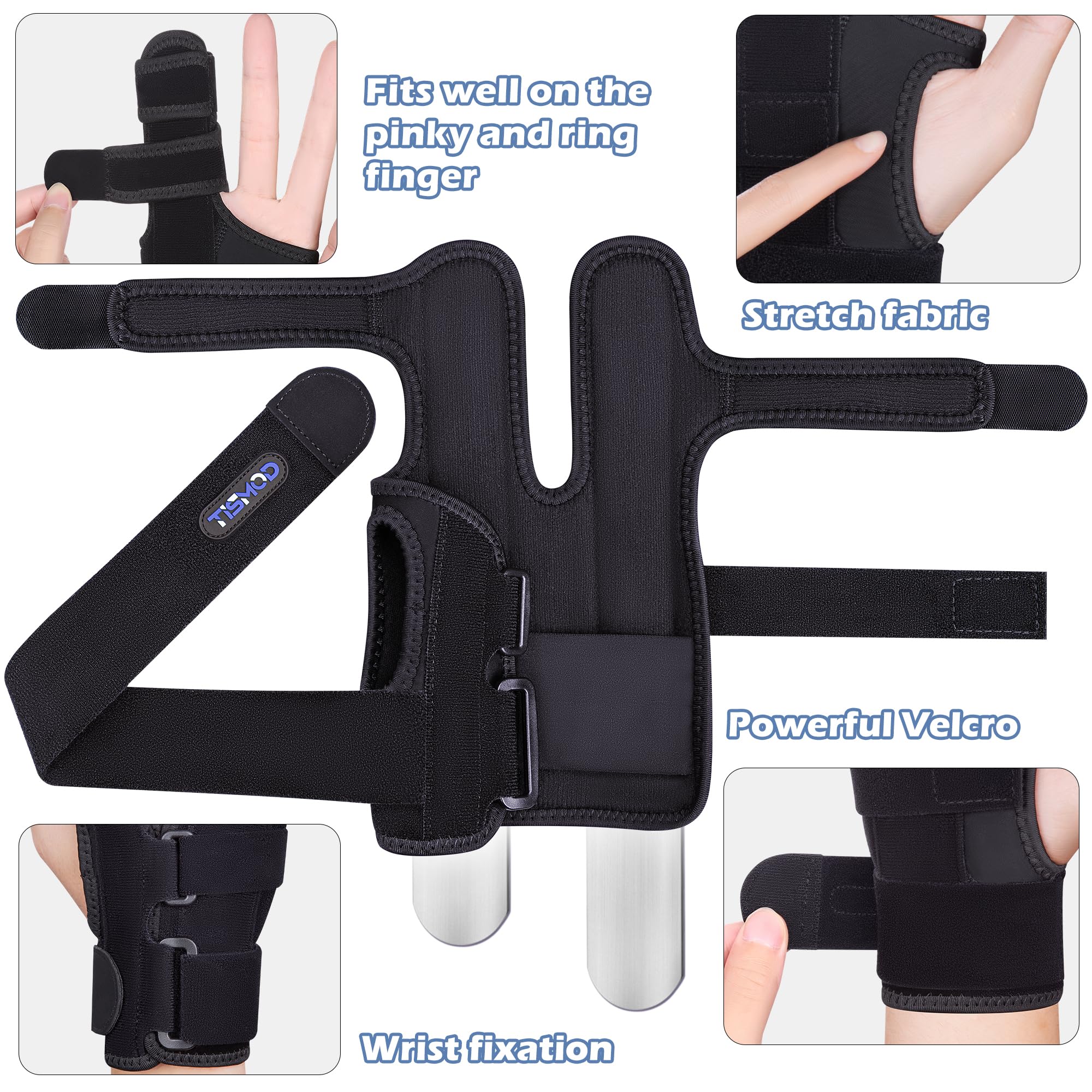 Snapklik.com : Finger Splint Brace,Supports Pinky,Ring,Middle ...