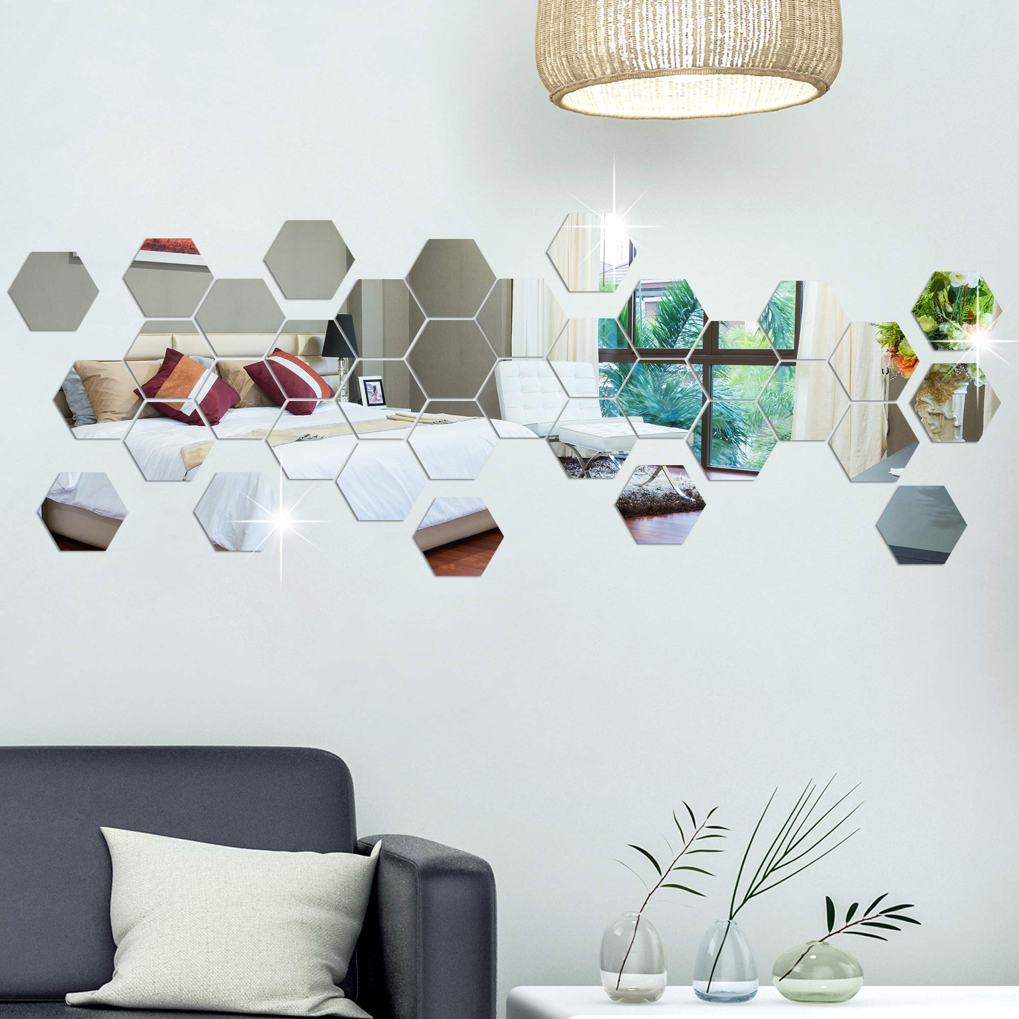 Removable Mirror Wall Decals