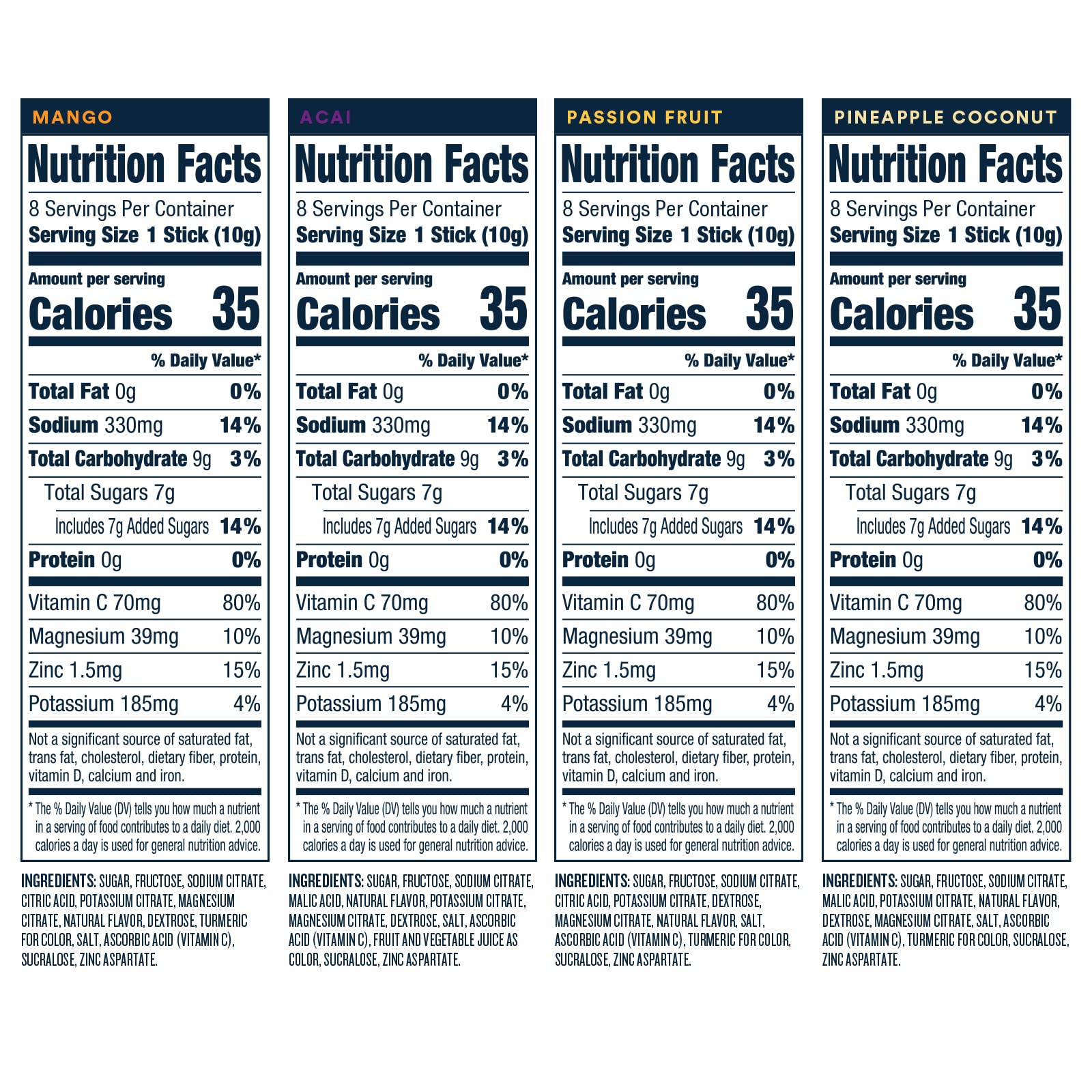 Snapklik.com : DripDrop Hydration Packets - Tropical Variety Pack ...