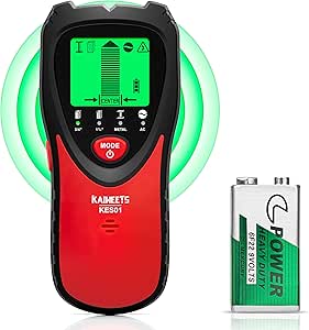 Amazon.com : KAIWEETS Stud Finder Wall Scanner, 5 in 1 Electronic Stud Detector with Tricolor ...