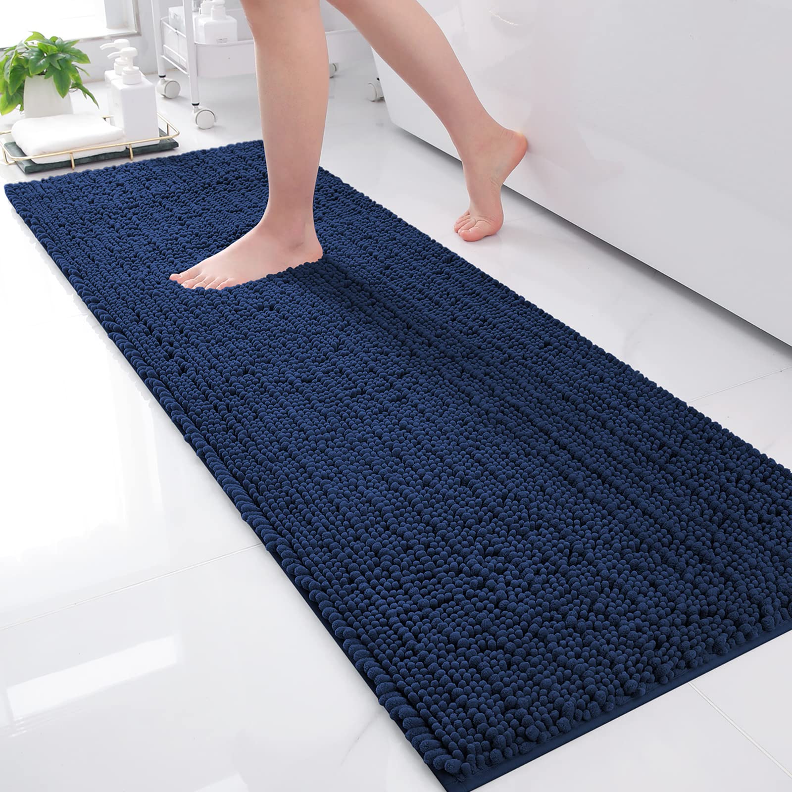 Arotive Luxury Chenille Bathroom Rug Mat, Extra Soft Thick Absorbent ...