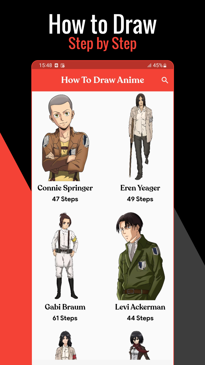 How to Draw Anime Manga Step by Step - App on Amazon Appstore