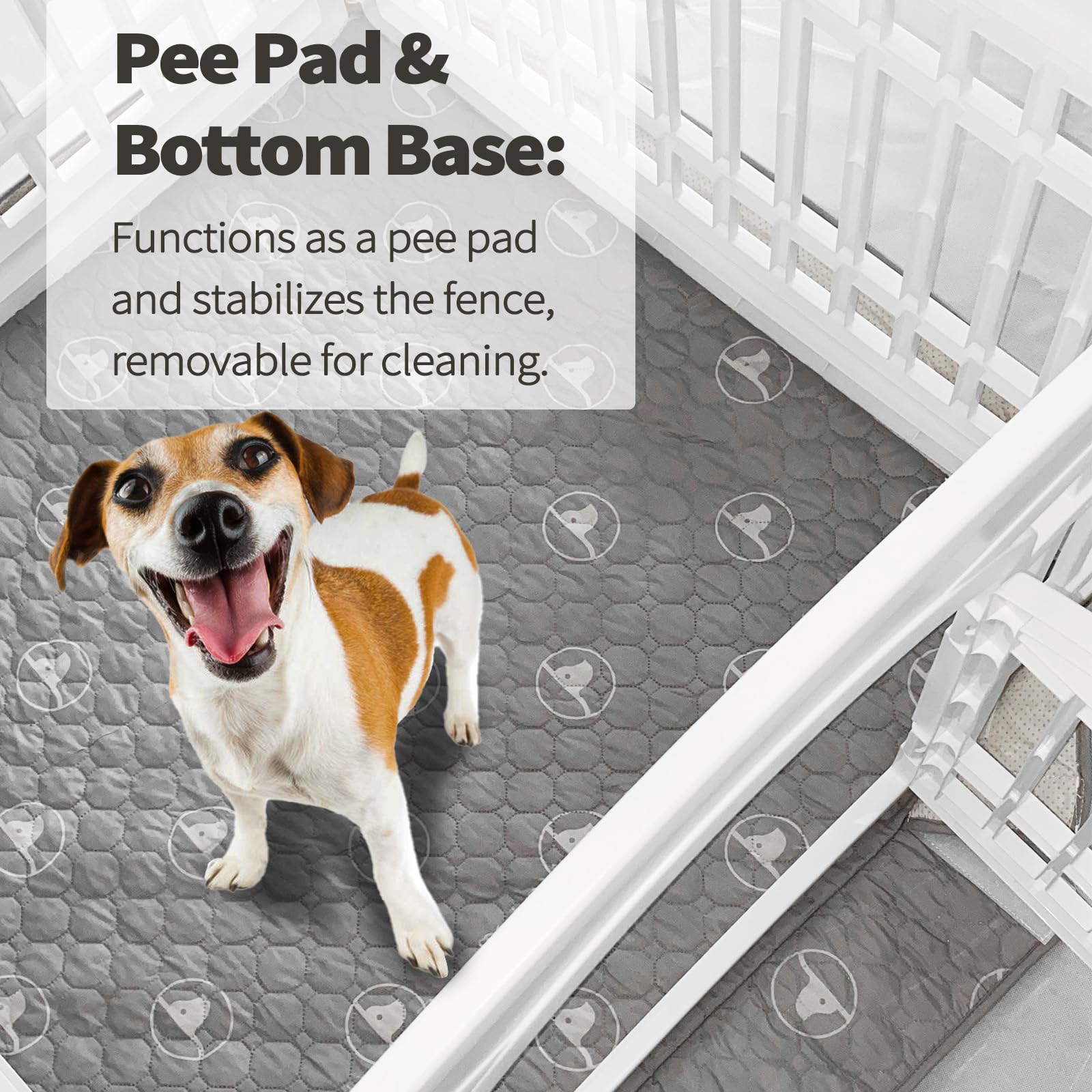 Snapklik.com : Dog Playpen Bottom PadCombining Fence Stabilization ...