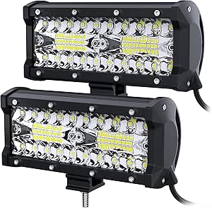 antom Faro da Lavoro LED，7’’ Cree 2 PCS 240W LED faretti led auto 12V 24V Faro da Lavoro 6500K ...