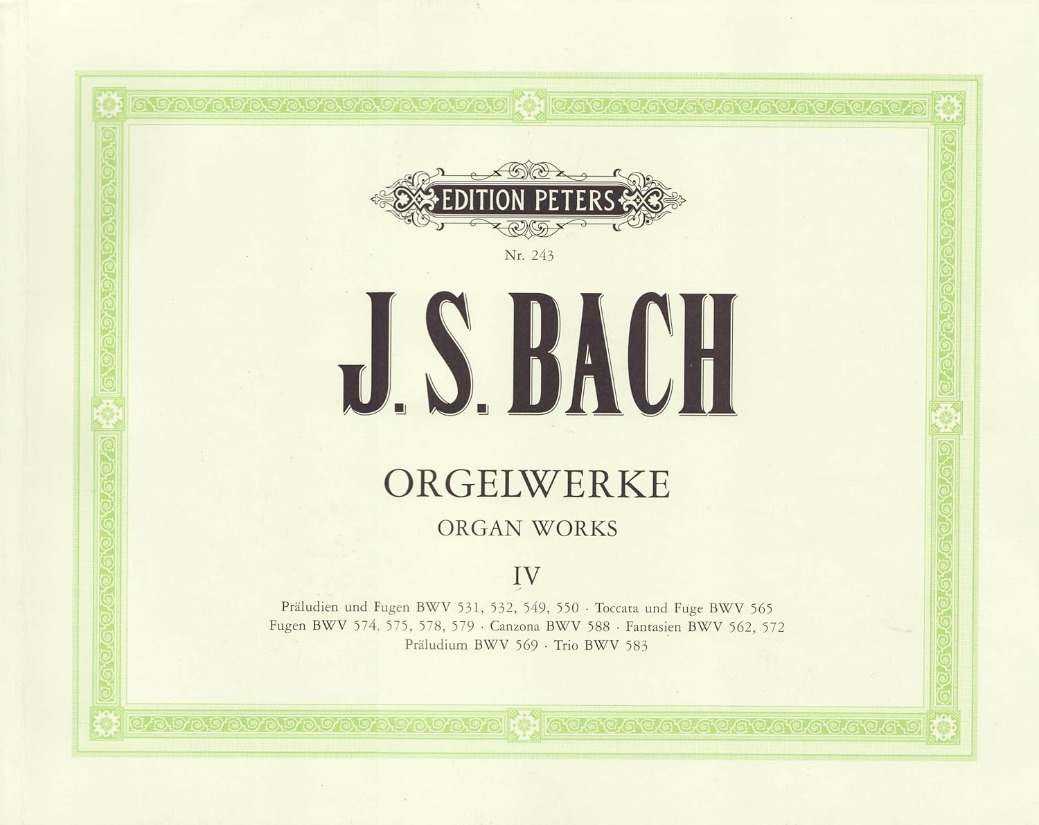 Amazon.it: Bach: Complete Organ Works Vol.4 (EP243) - Johann Sebastian ...