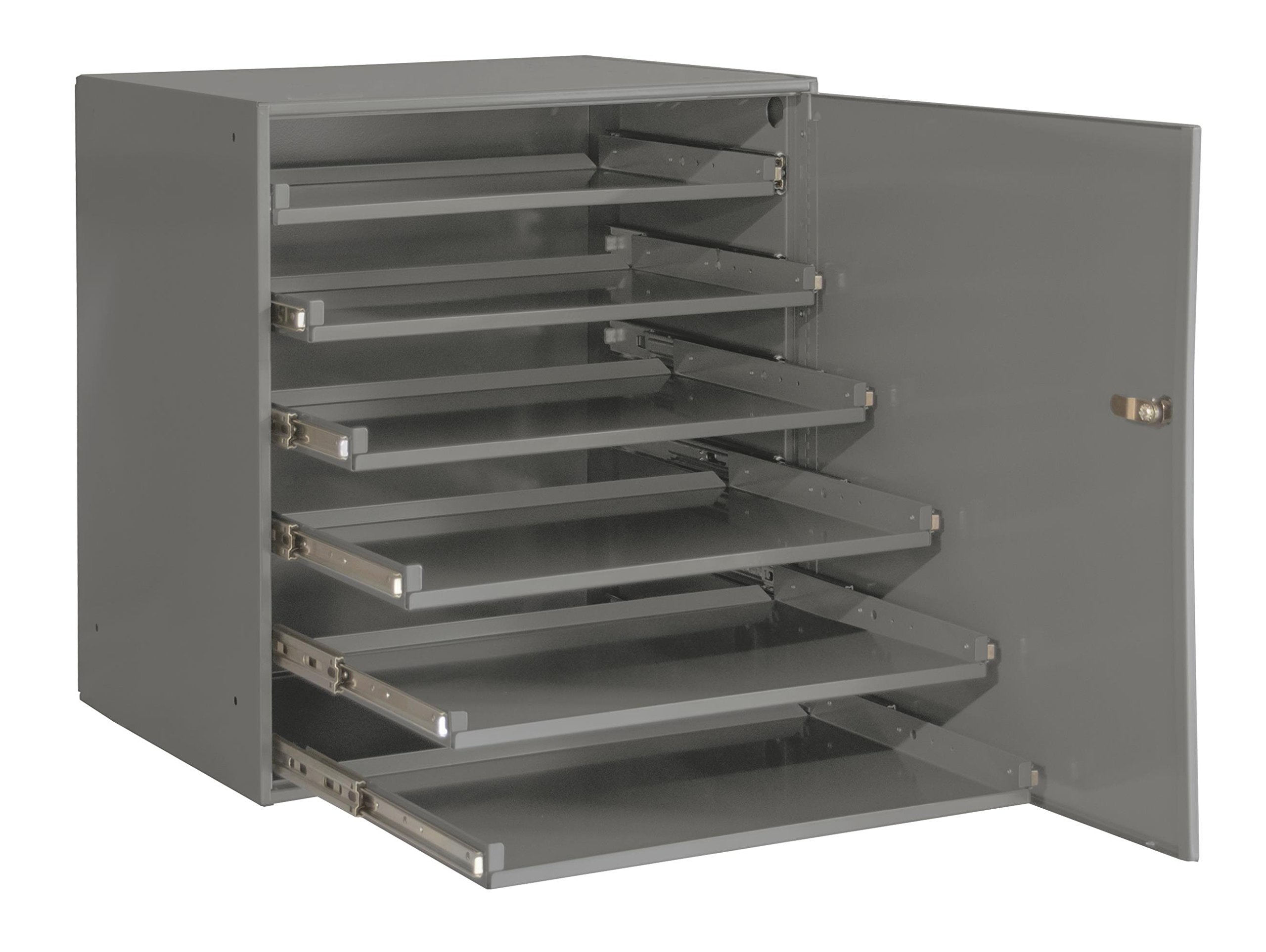 Amazon.com: Durham 321B-95-DR Heavy Duty Bearing Slide Rack with Door ...