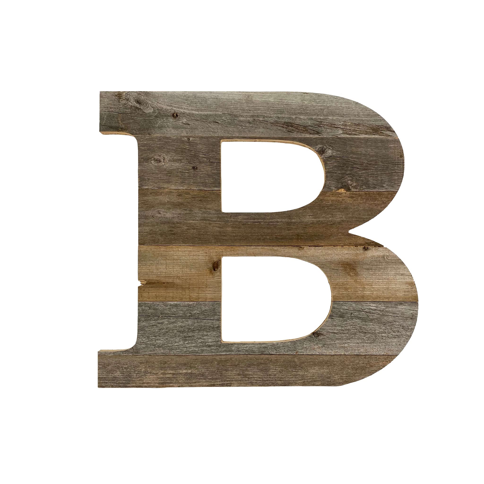 Buy Distressed Rustic Barn Wood Letter | Alphabet Wall Décor Monogram ...