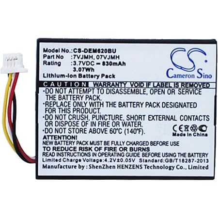 Amazon.com: CENTERPOWER 70K80 H132V for New Battery for Dell PERC RAID ...