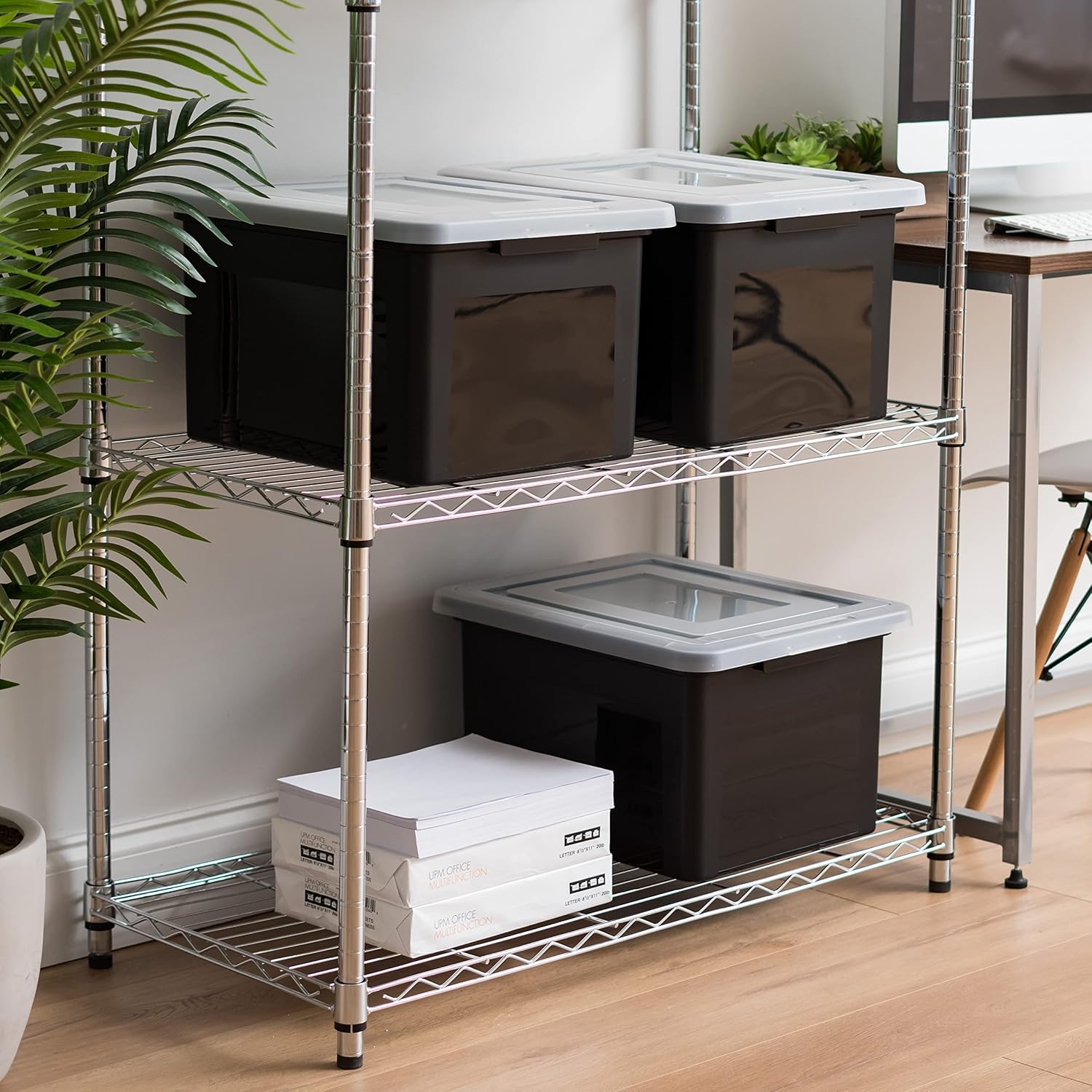 IRIS USA Letter Legal – Contenedores de almacenamiento de plástico con ...