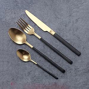Amazon.com | 72-piece silverware set, 18/10 stainless steel cutlery ...