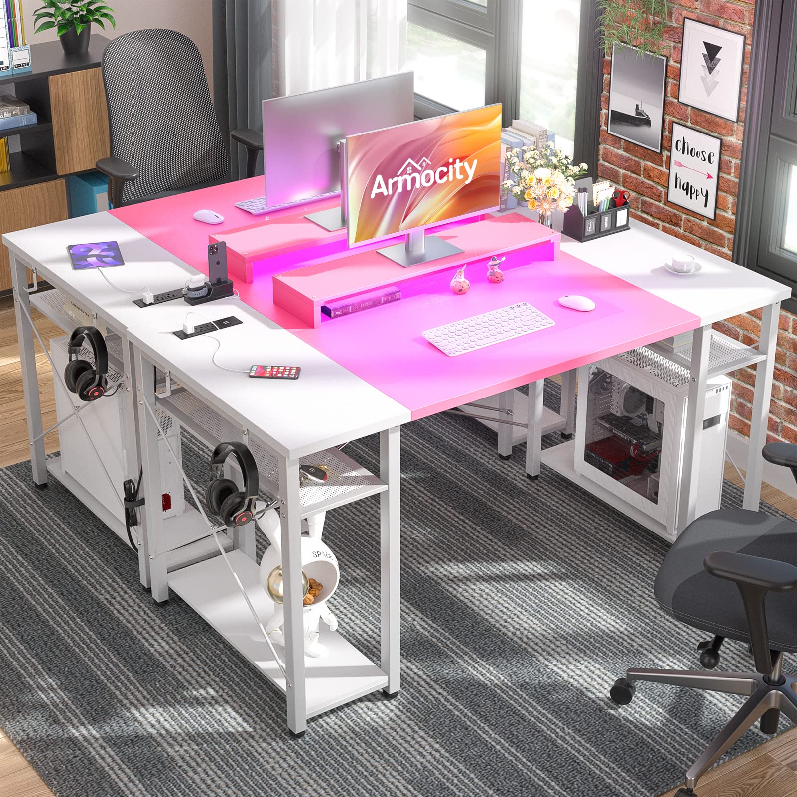 armocity Computer Desk with L...B0BPBPBJHN | Encarguelo.com