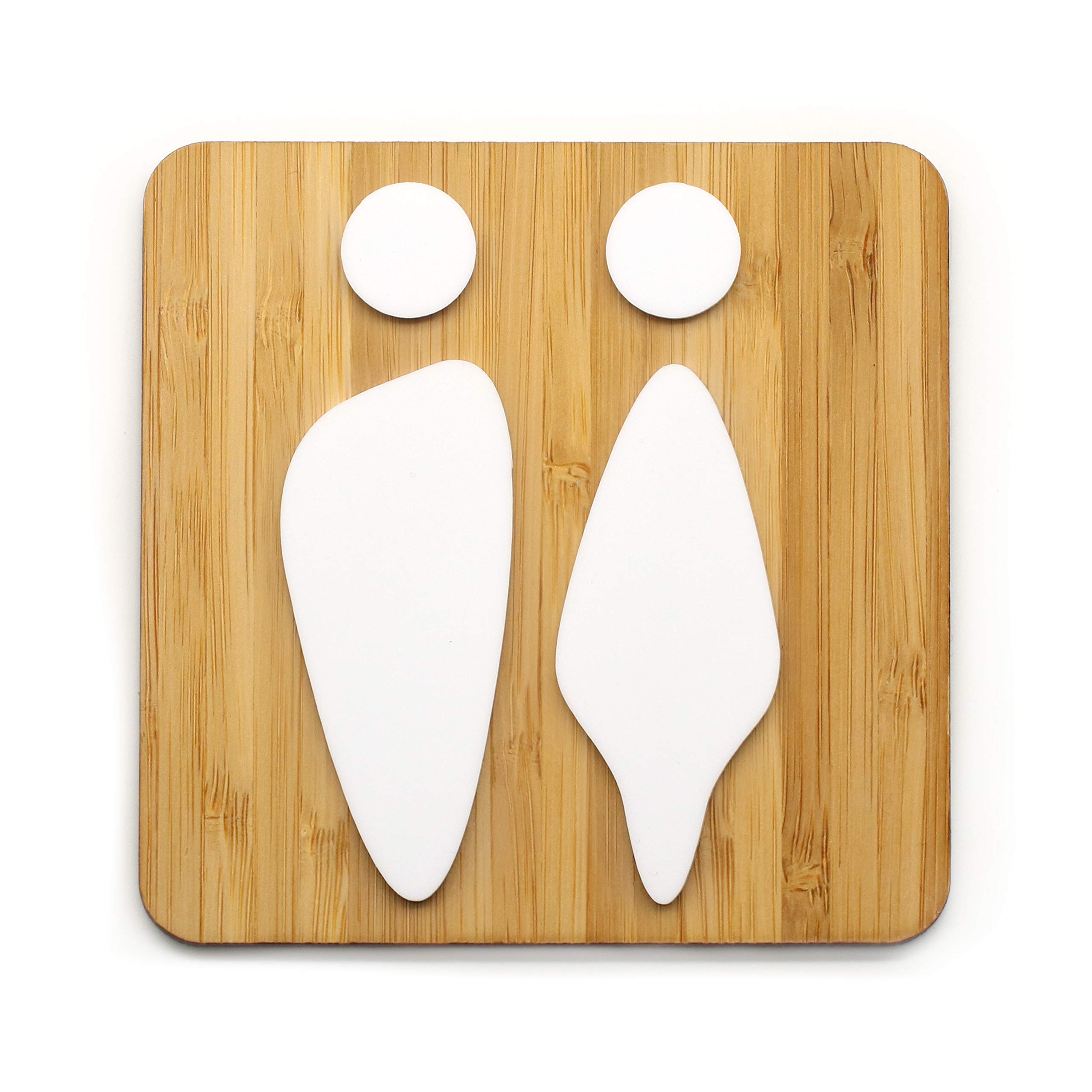 Buy 3DP Signs | Set square WC Plaque Set Men and Women [CA127] | 1 x ...