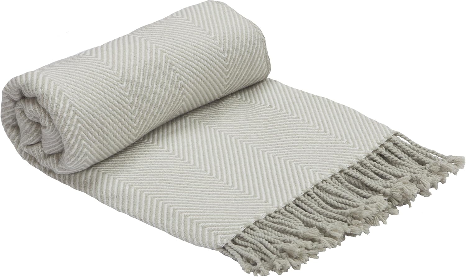 Amazon.com: ScatterBox 130 x 180 cm Chevron Throw, Natural