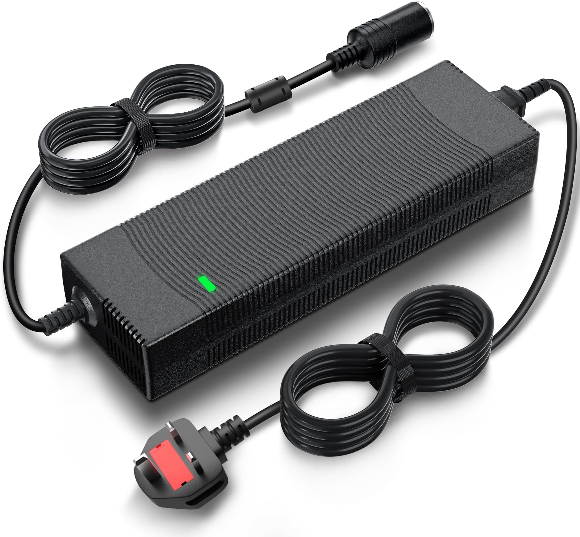 180W(Max 200W)/15A AC to DC Converter, 100~240V to 12V Car Charger ...