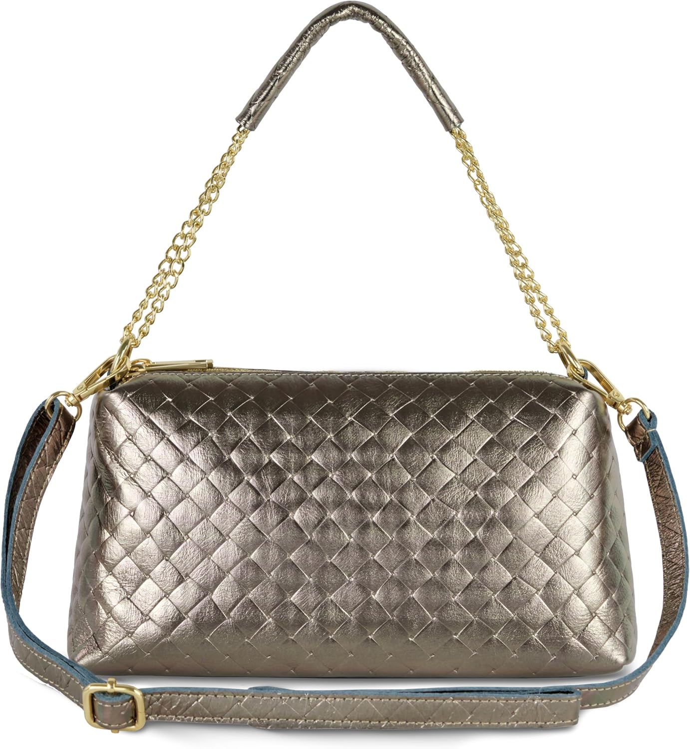 Amazon.com: TAKEASY Italian Genuine Leather Crossbody Bag for Women ...