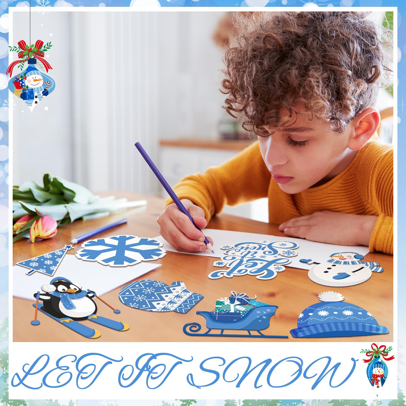 Snapklik.com : Nezyo 200 Pcs Winter Bulletin Board Decorations ...