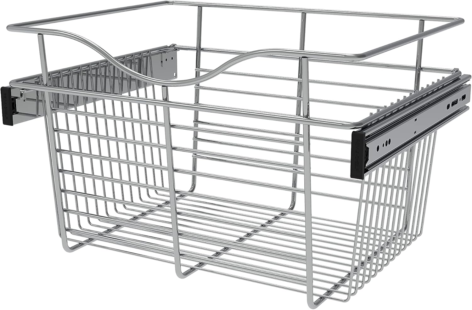 Amazon.com: Rev-A-Shelf - CB-181411CR-1 - Chrome Closet Pull-Out Basket ...