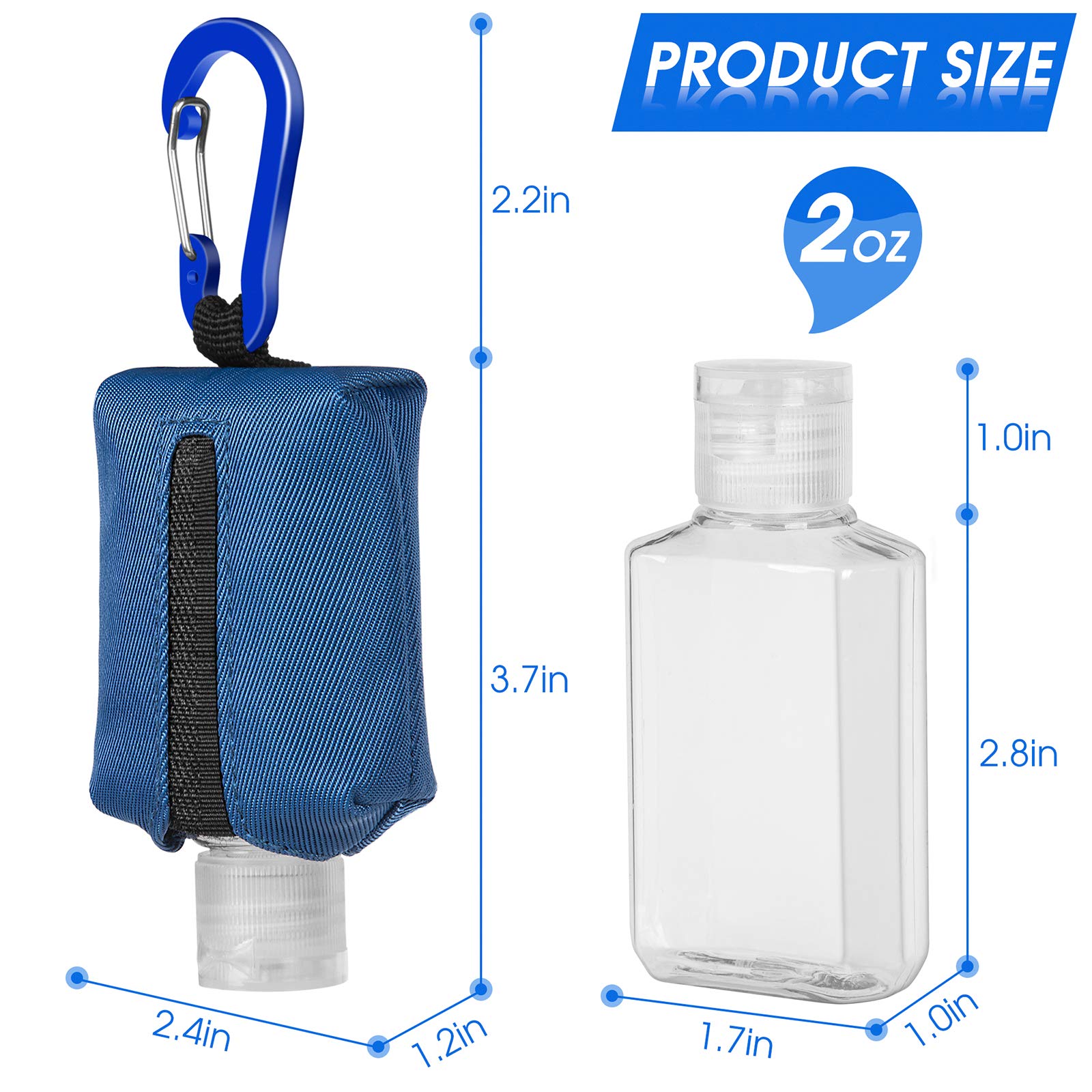 Snapklik.com : Jollsung Hand Sanitizer Bottle Case Holder, Travel Size ...