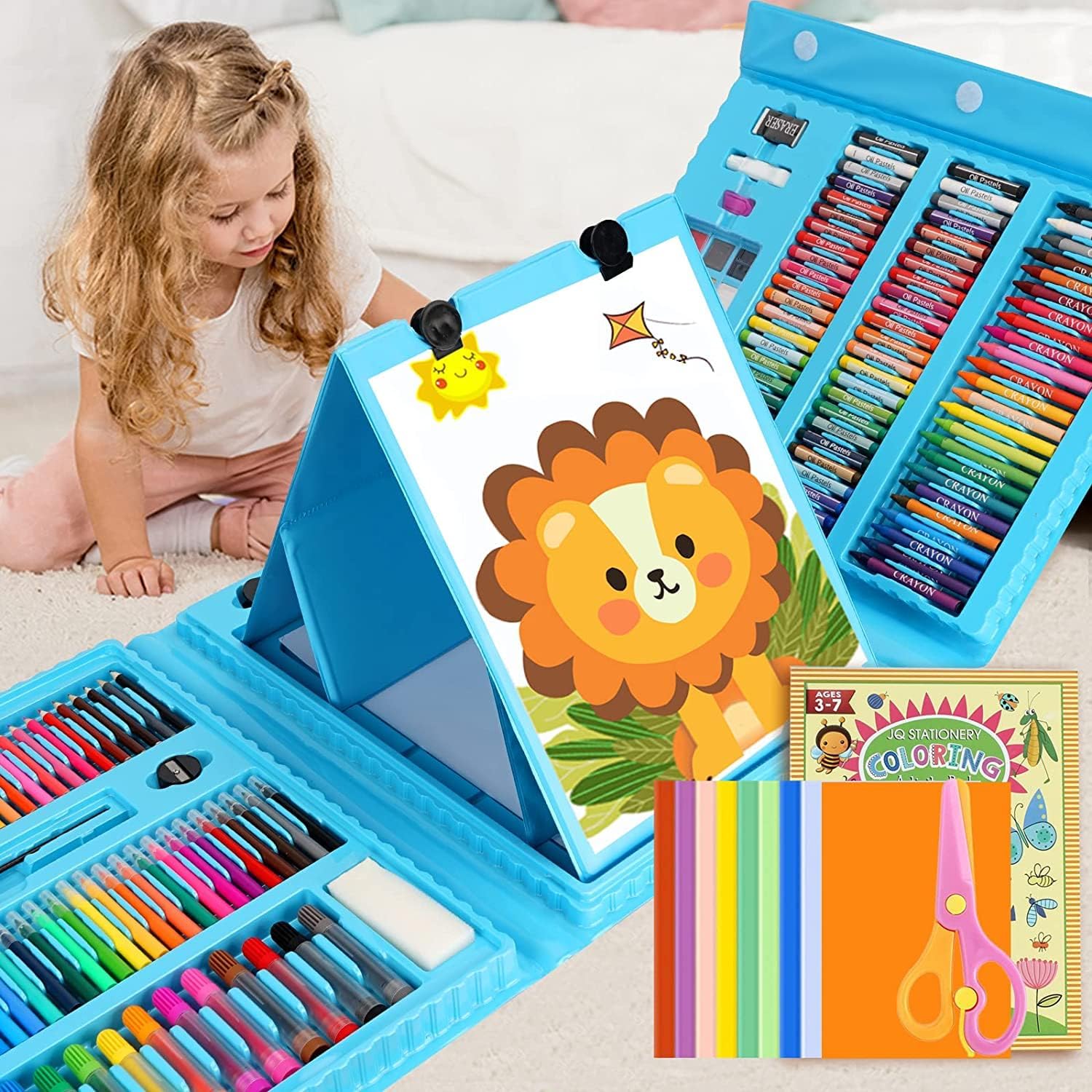 208 PCS Art Supplies,Drawing Art Kit for Kids Girls Boys Teens Artist ...