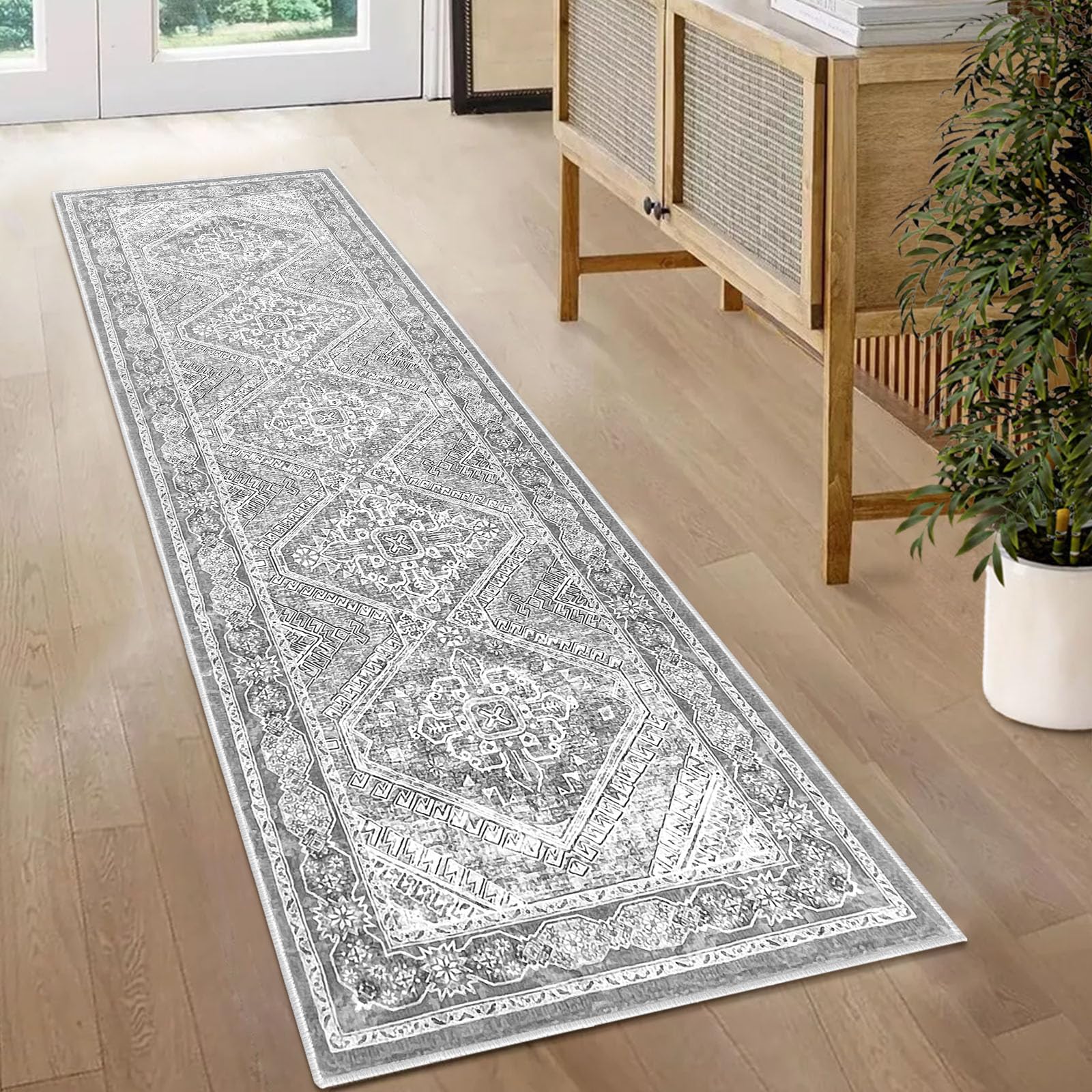 Amazon.com: KUTA Oriental Washable Runner Rug, 2x6 Runners for Hallways ...