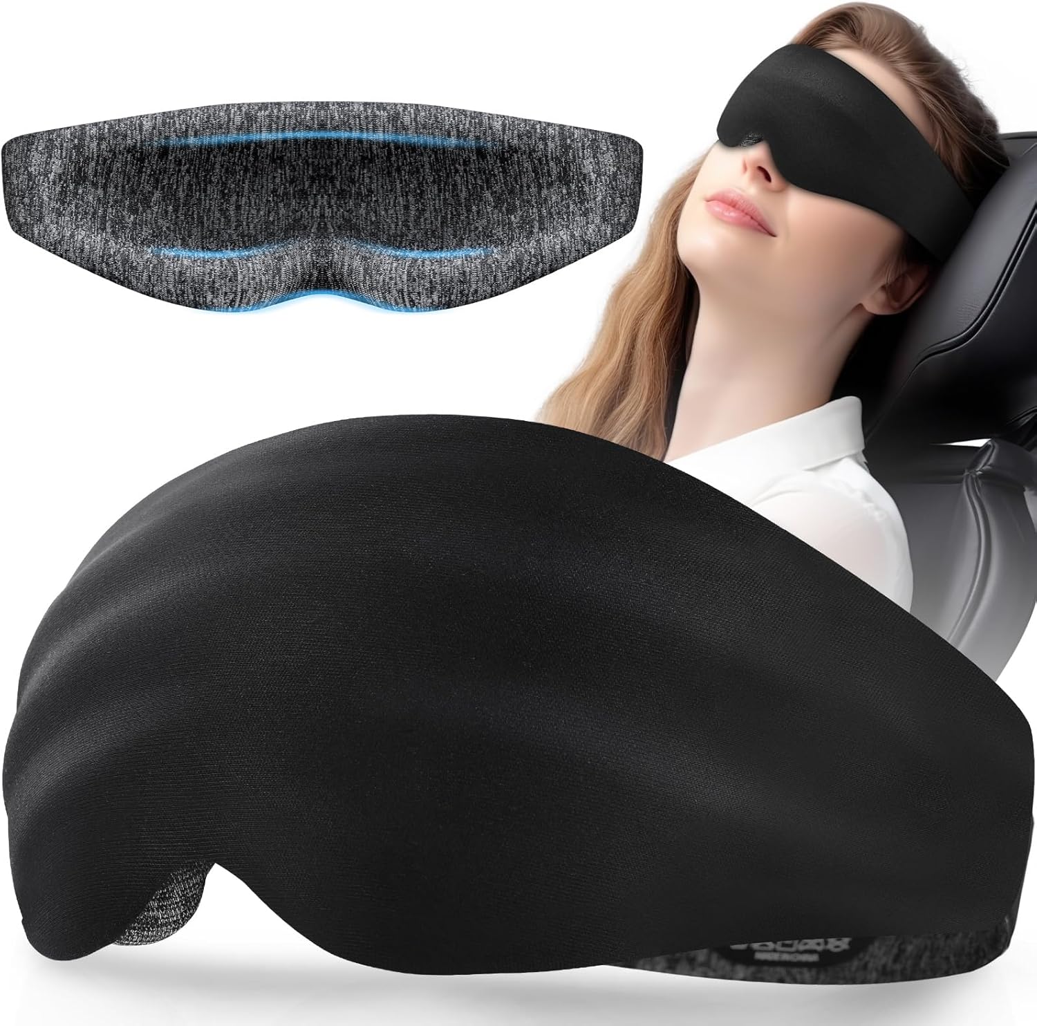 Amazon.com: Sleep Mask Blackout, LC-dolida 3D Eye Mask for Sleeping ...